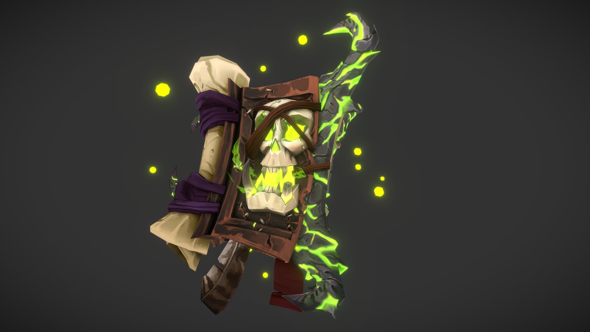 Book of Gul Dan - WoW inspired - 3D model by Bryan van der Linden ...