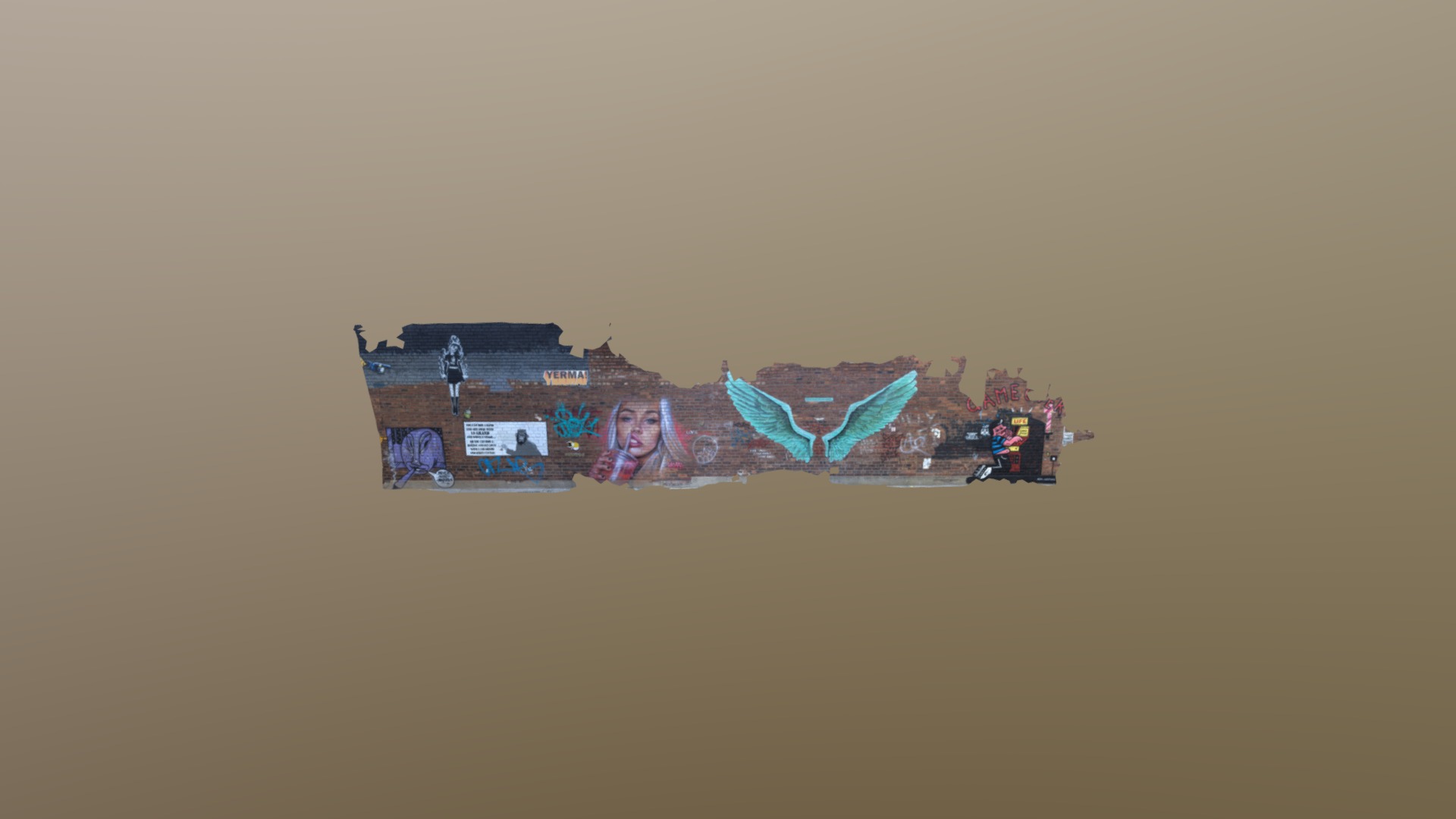 Baltic Creative Liverpool wall - 3D model by Scenegraph Studios ...