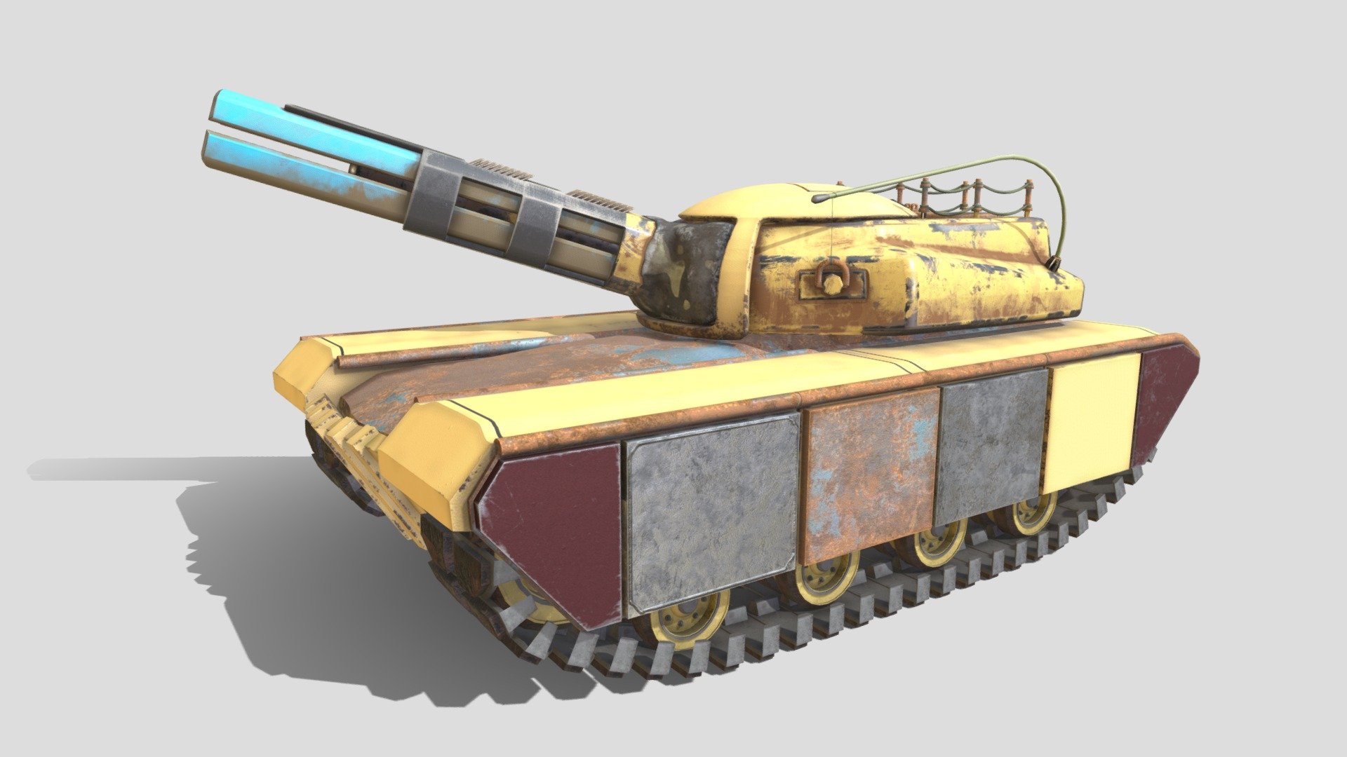 Scrap Tank - Download Free 3D model by Thomas (@LThomas762) [be78751 ...