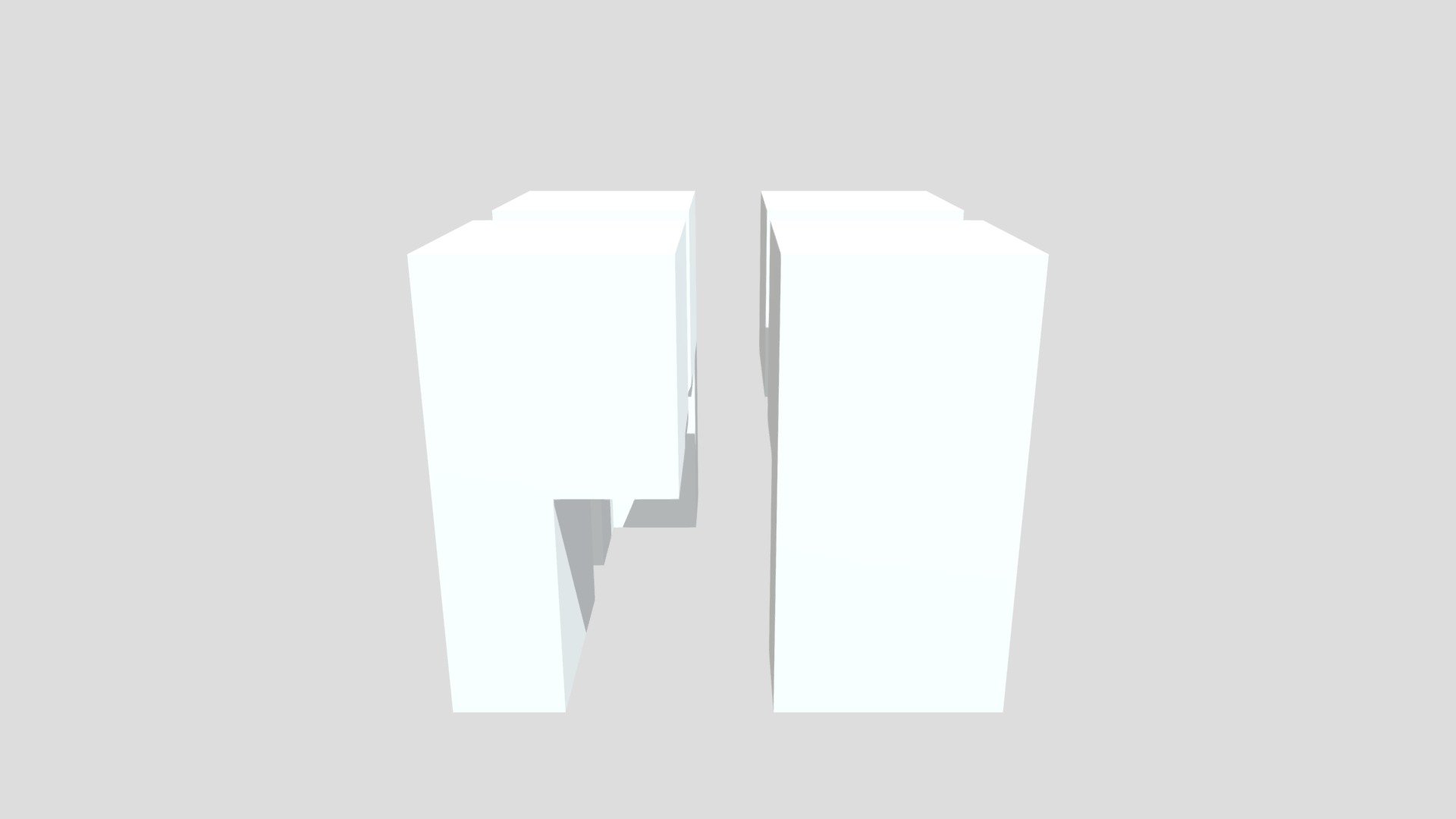 DECONSTRUCTED WHITE CUBE - Download Free 3D model by thomas.brodersens ...