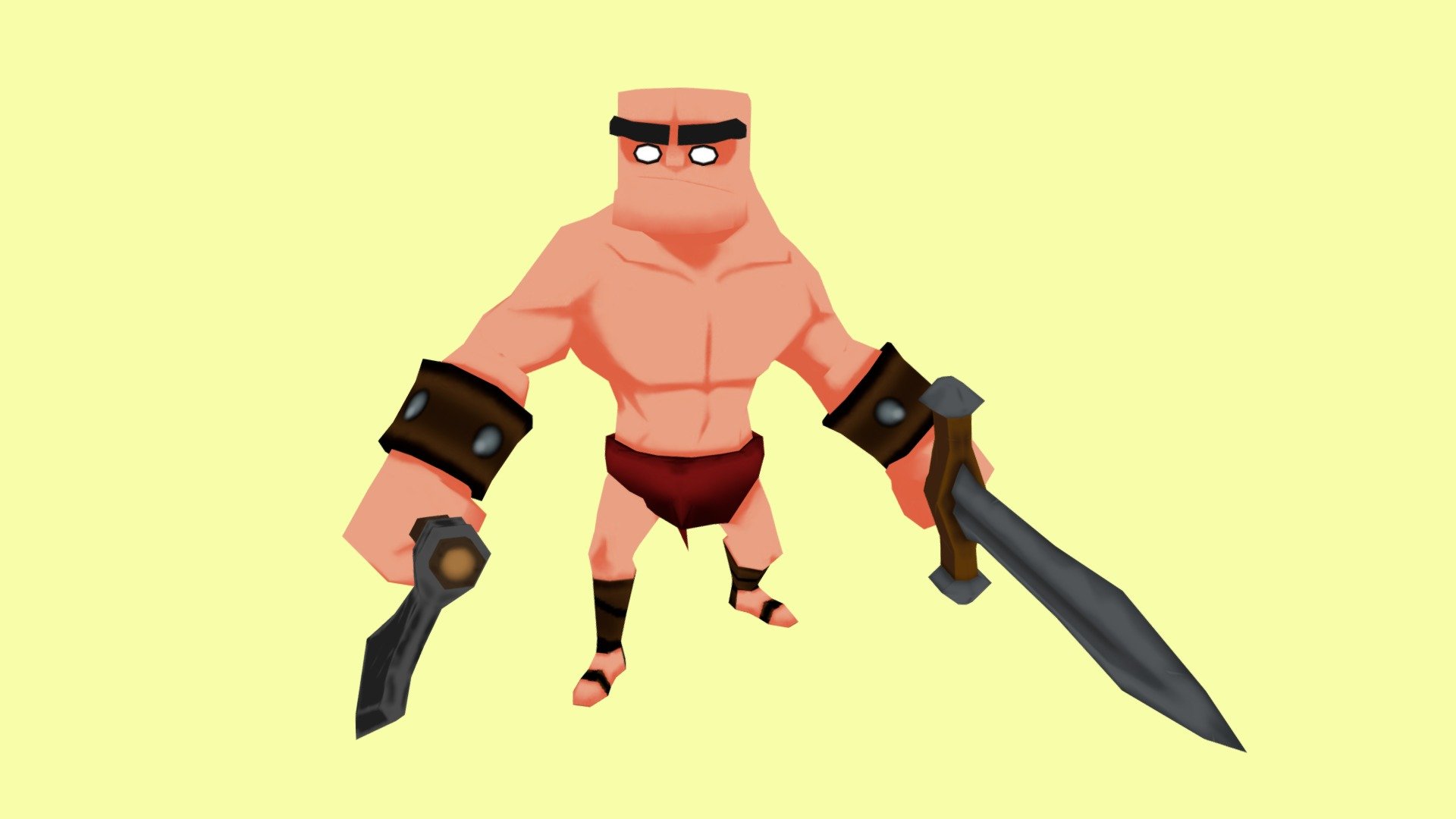 Gladio Character Model - Download Free 3D model by Can Akalin (@C ...