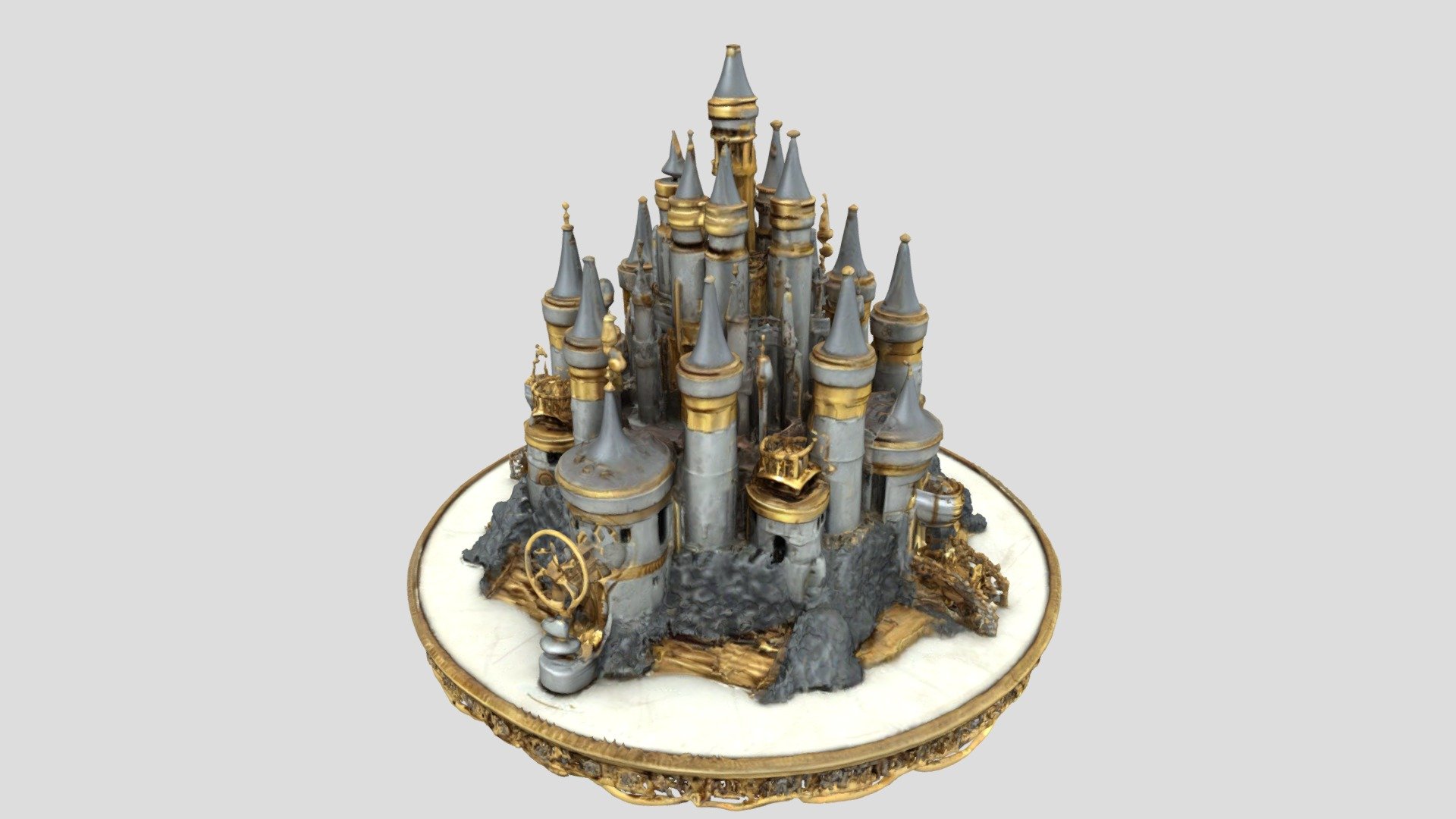 Chess Castle - steampunk - Download Free 3D model by Brian Trepanier ...