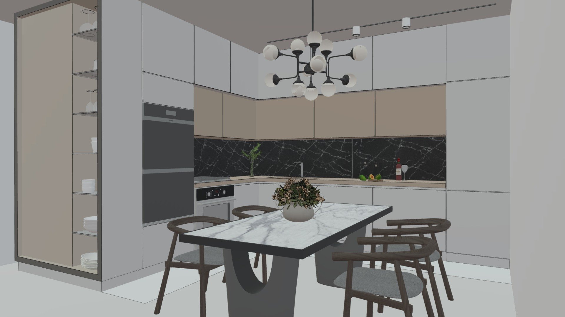 Mini kitchen model - Download Free 3D model by yeseniagil [be7aeda ...