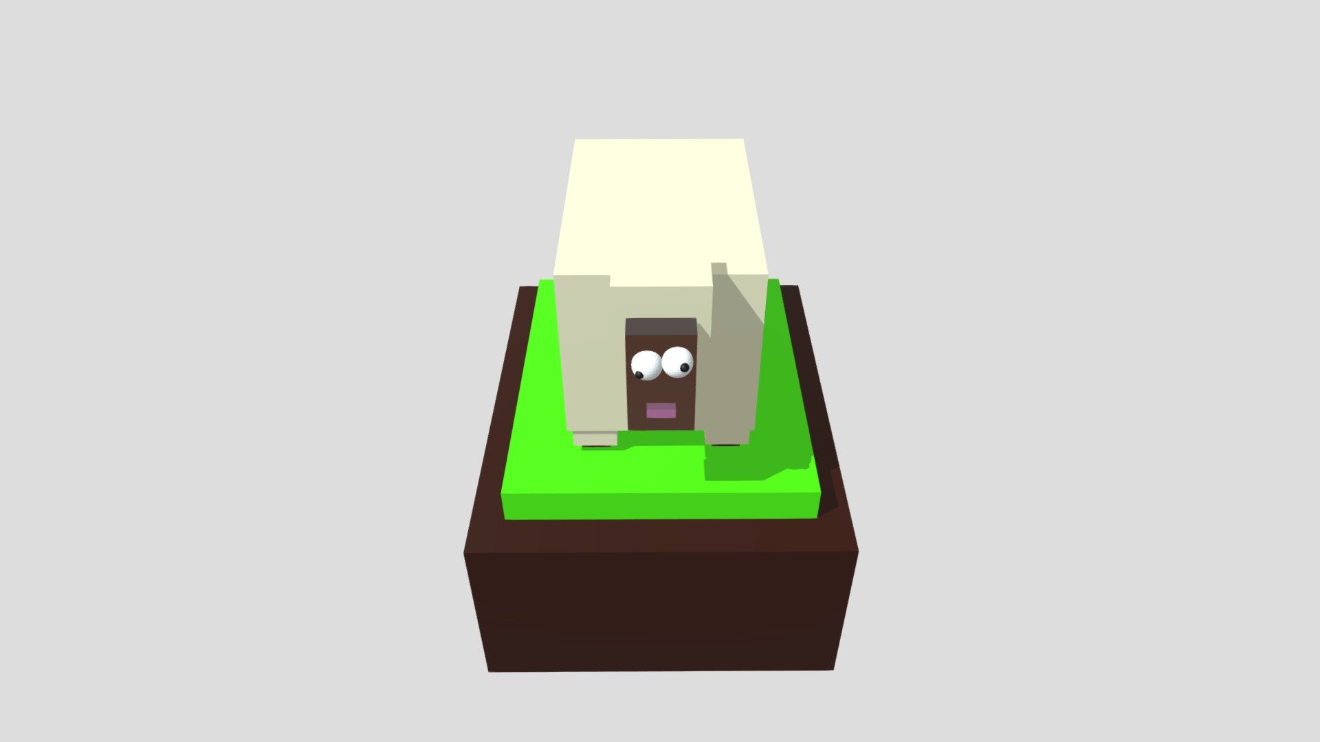 Sheep as in Minecraft - Download Free 3D model by Medvid ...