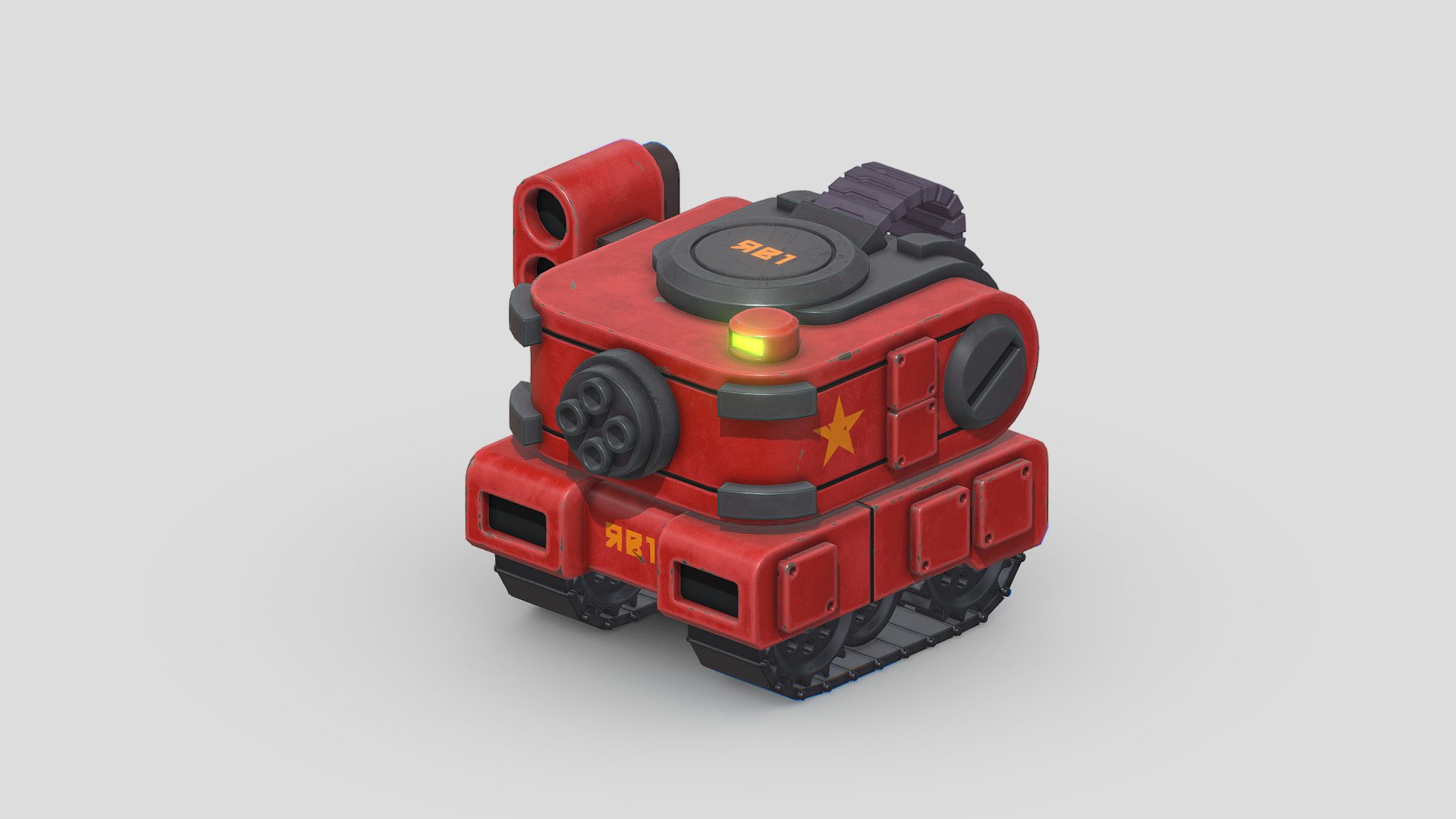 3d model based on Box Battalion by Shaun Mooney - 3D model by rafagm ...