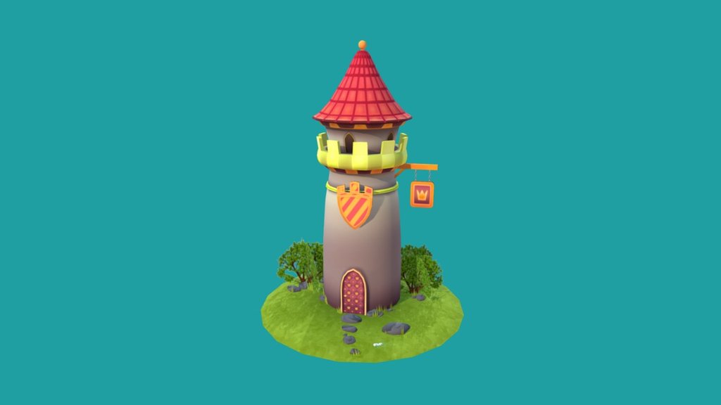 Tower - 3D model by fye [be7cdba] - Sketchfab