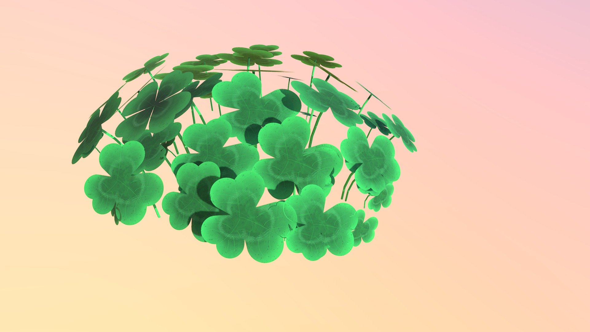 Lucky Clover - Download Free 3D model by Lin-yan [be7d115] - Sketchfab
