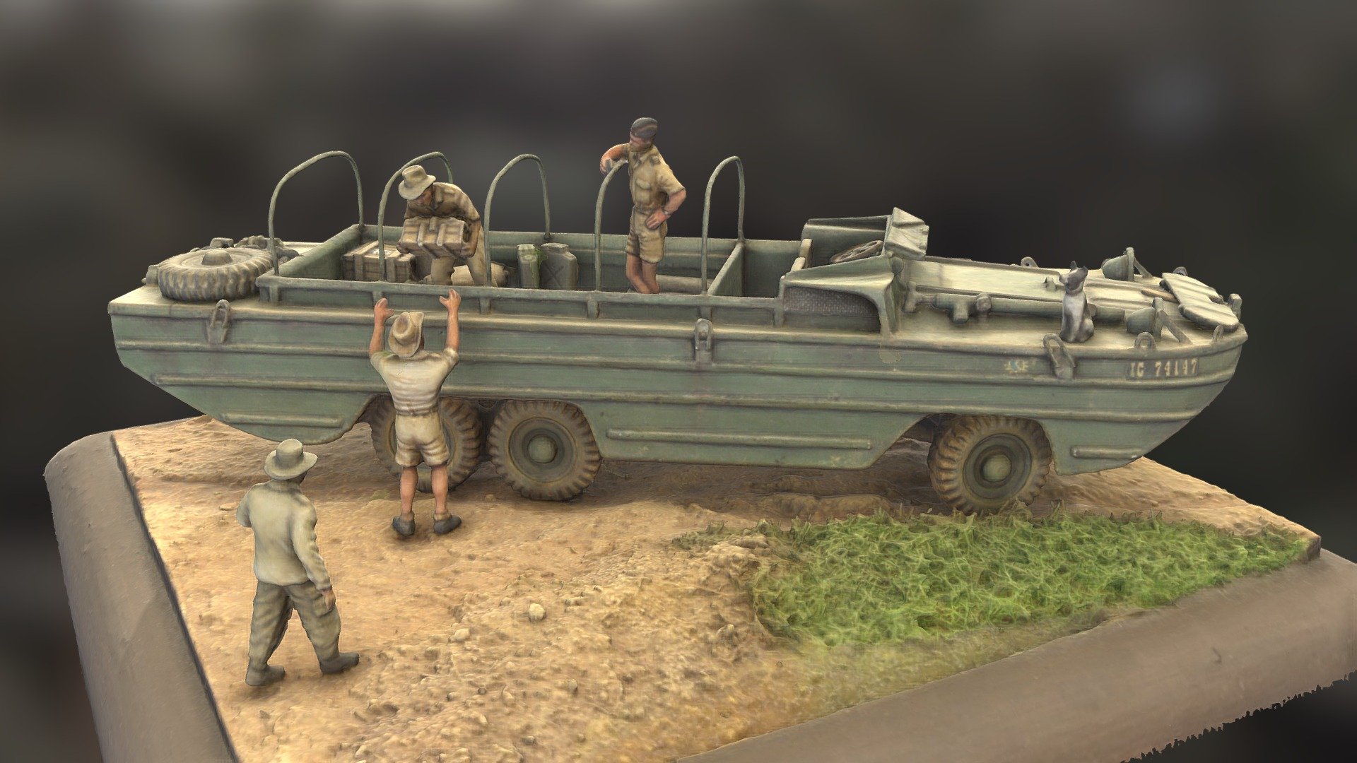 SAUMUR 2022 - DUKW en Indochine - Download Free 3D model by AMAC35 [be7f753] - Sketchfab