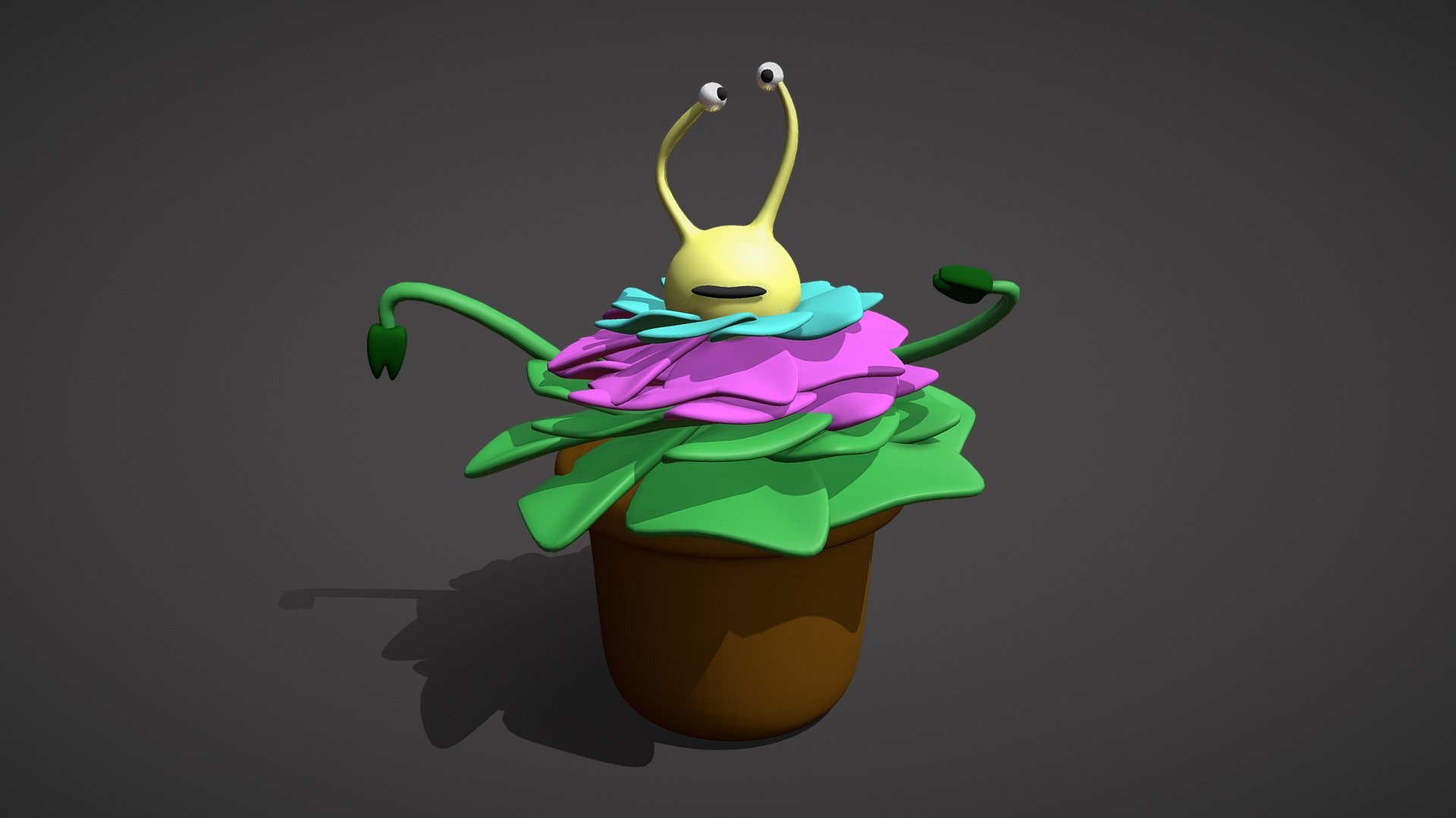 Alien Plant - 3D model by Bec (@rebecca.kerr) [be81f0b] - Sketchfab