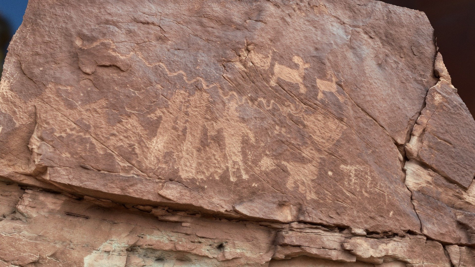 Petroglyph fig.1 - Potash Road - Moab, Utah - Buy Royalty Free 3D model ...