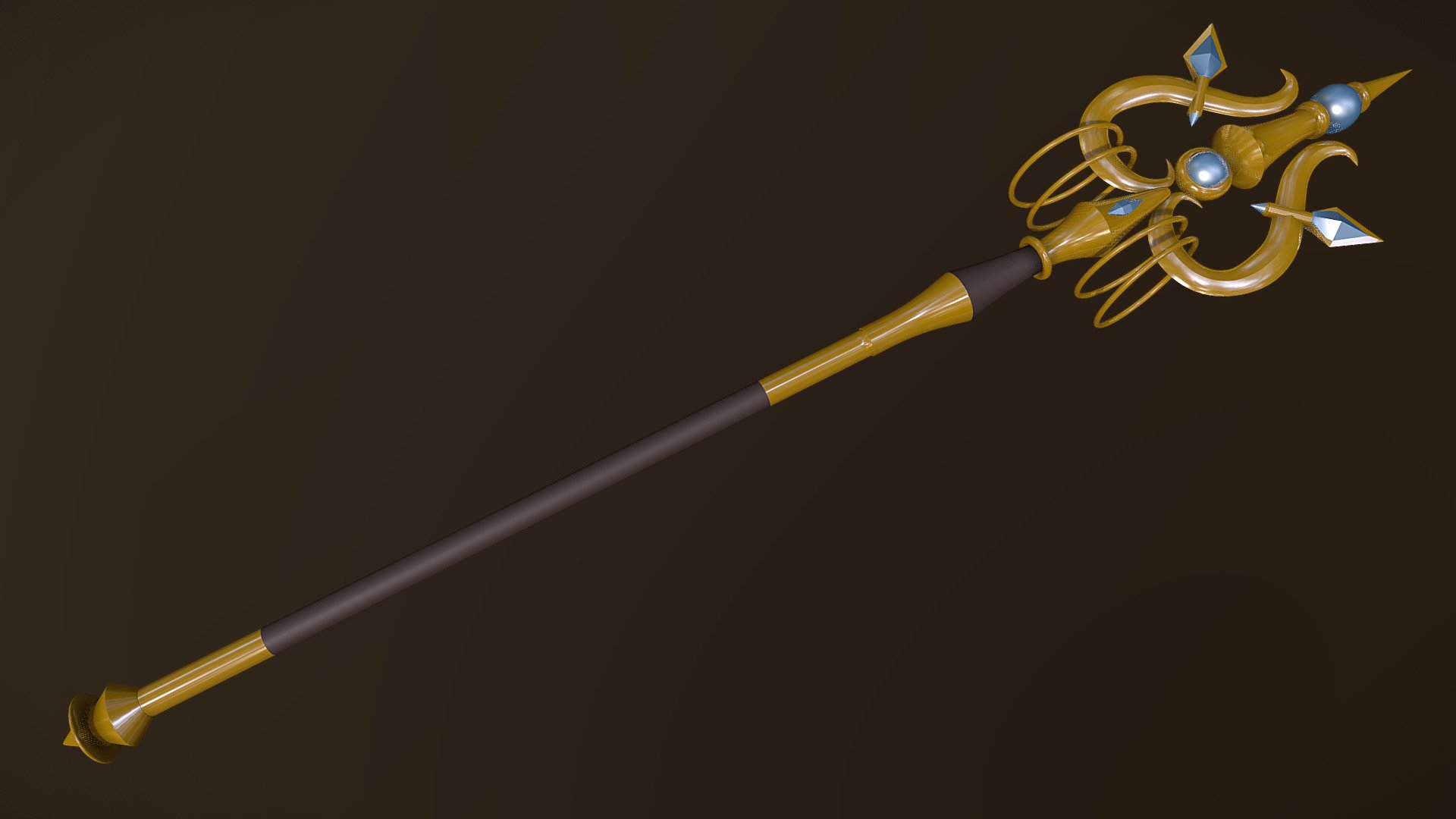 Priestess's Staff - Download Free 3D model by nrebei2 [be8321c] - Sketchfab