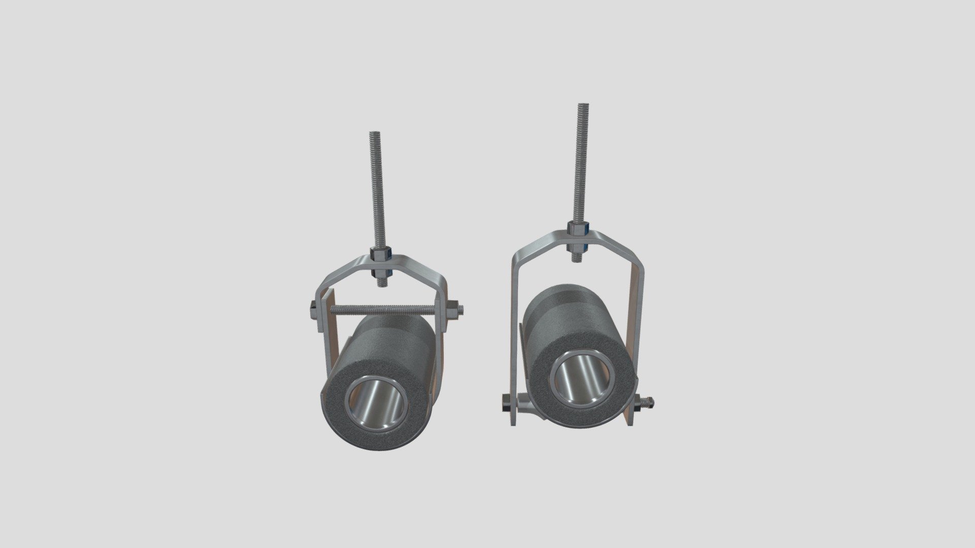 PIPE HANGER SUPPORT - 3D model by TPhillips3 [be851c7] - Sketchfab