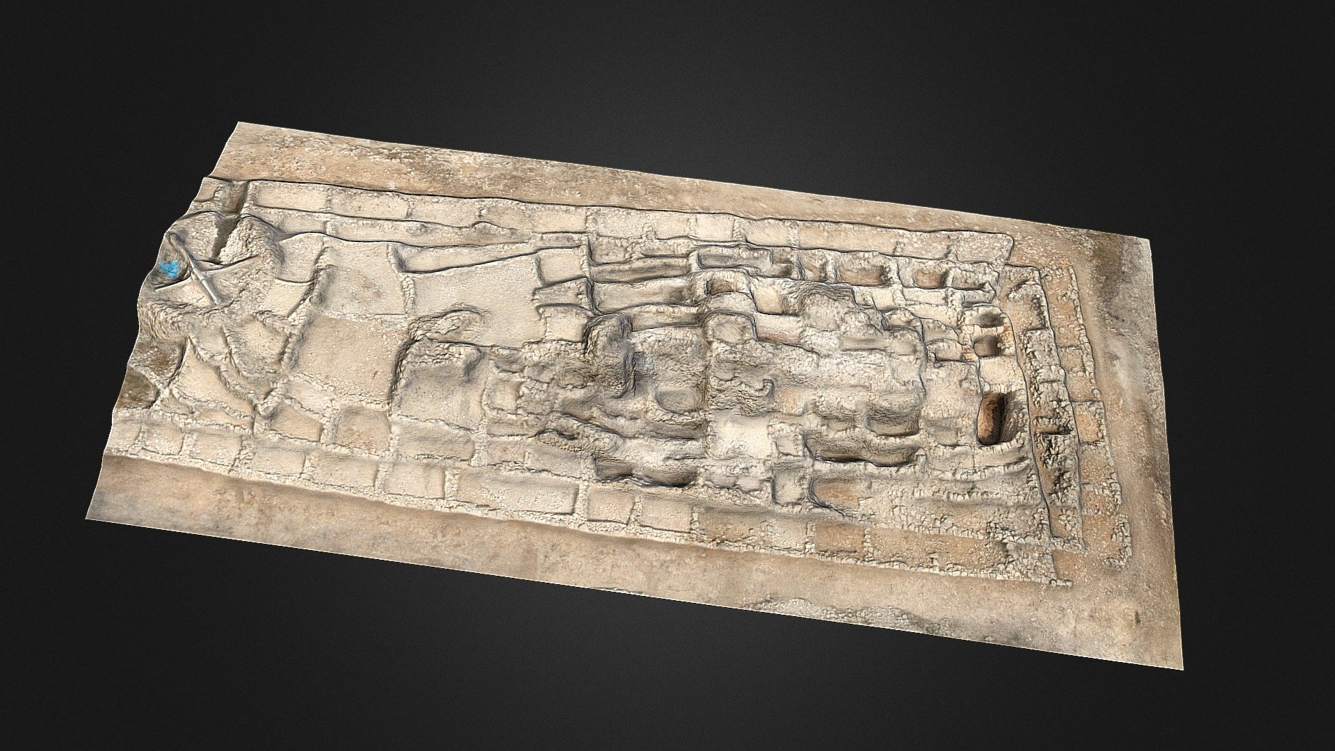Neolithic tumulus at Prissé-la-Charrière,FR 2015 - 3D model by Florian ...