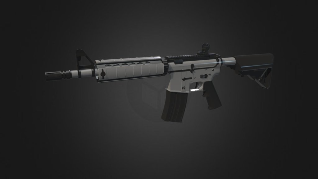 M4A4 Suave - 3D model by DM (@danielmarques) [be8658a] - Sketchfab
