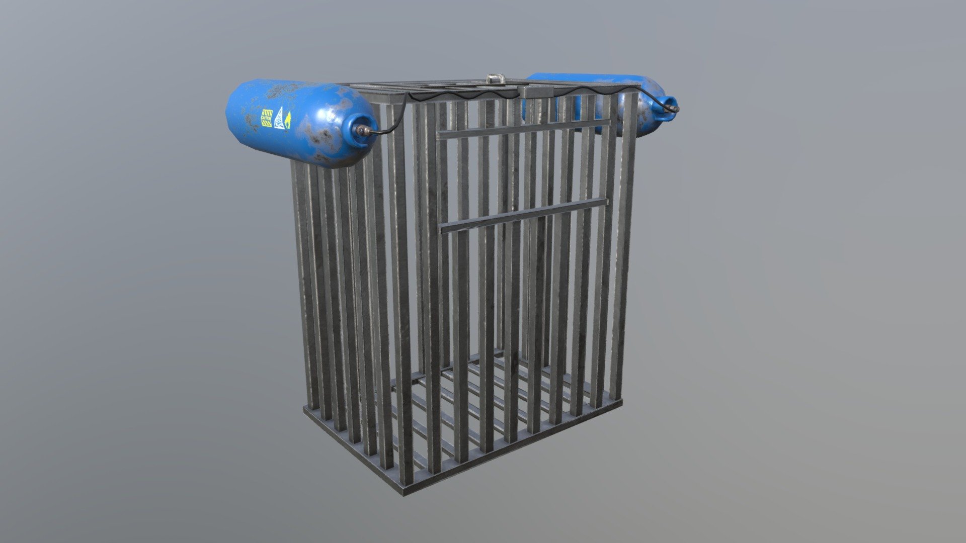 Shark Cage - 3D model by Preston Powell (@hoodoovan) [be88413] - Sketchfab