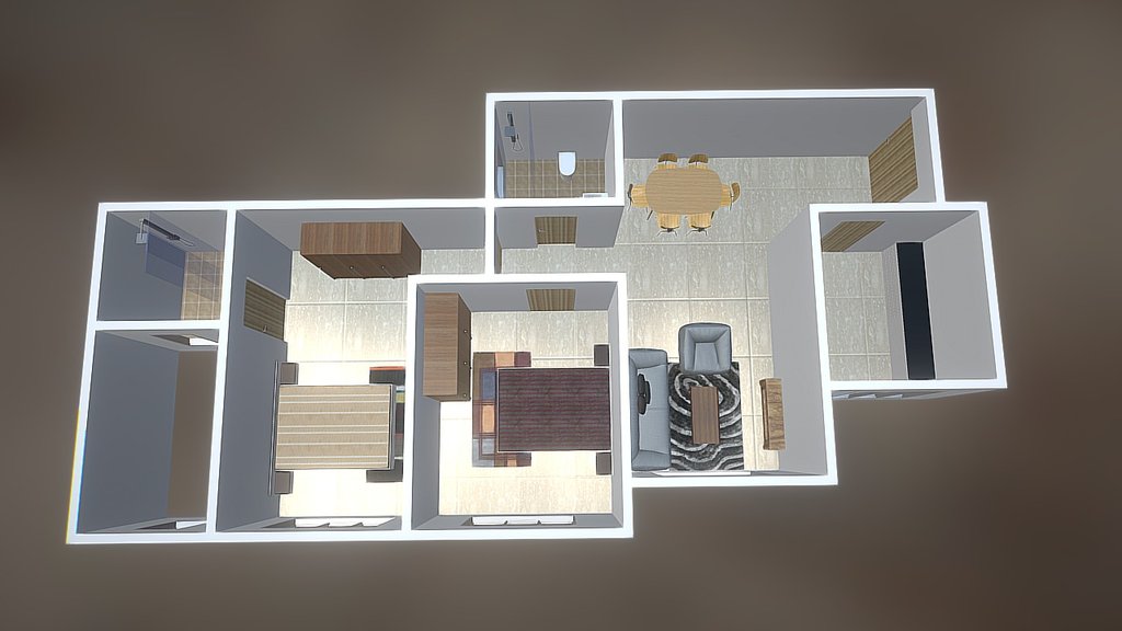 Lalani_Grandeur_2BHK - 3D model by justabouthomes.com [be88a1d] - Sketchfab