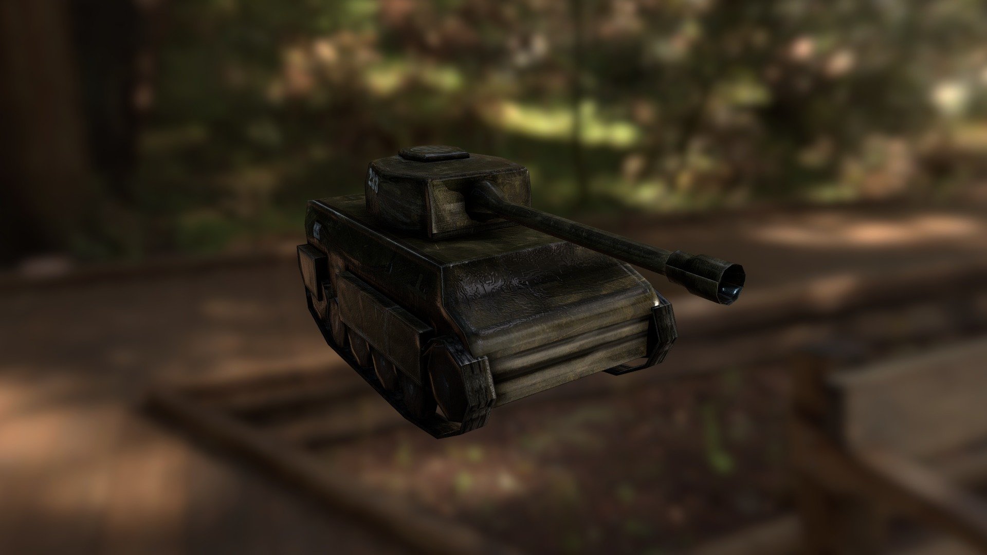 Tank Panzer Panther 2 - low poly - 3D model by sawcisson [be89e05 ...