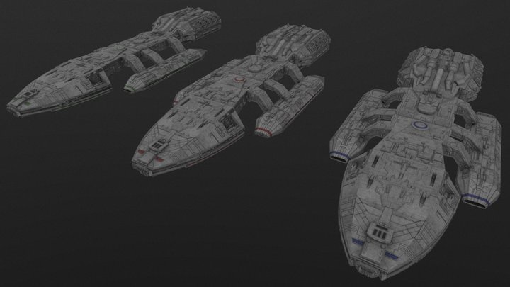 Battlestar-galactica 3D models - Sketchfab