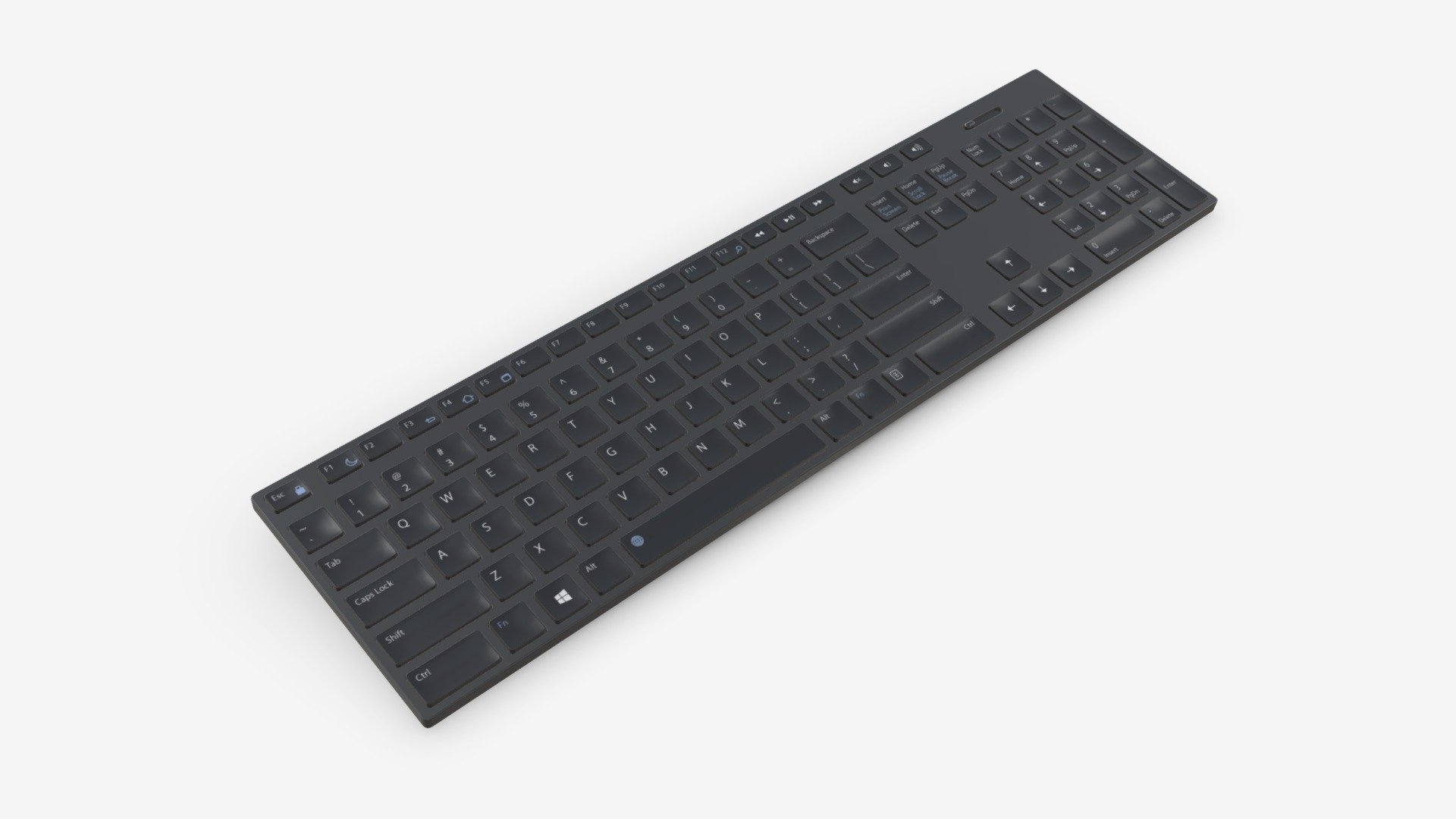 Wireless keyboard black - Buy Royalty Free 3D model by HQ3DMOD ...
