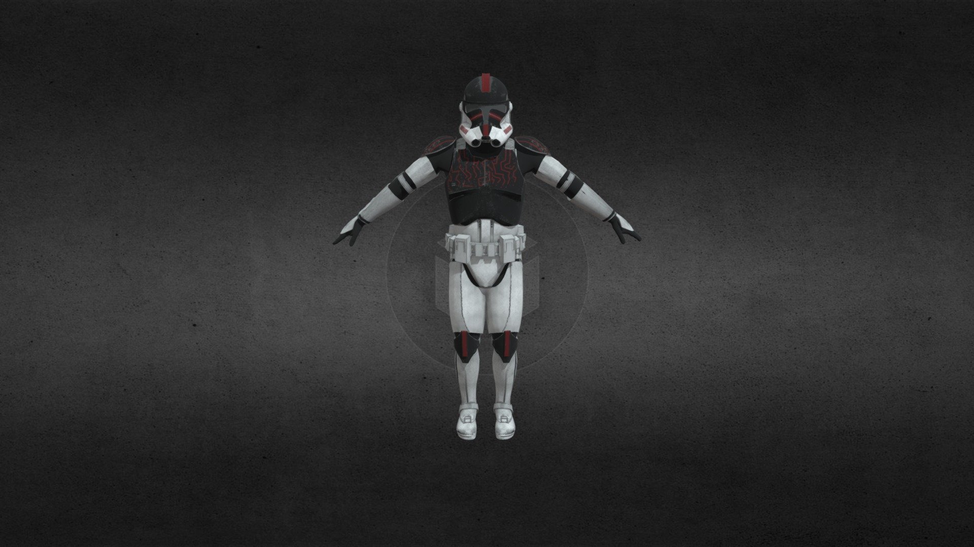 Clone Commander Pryx - 3D model by Howzer (@Howzer17) [be8a407] - Sketchfab