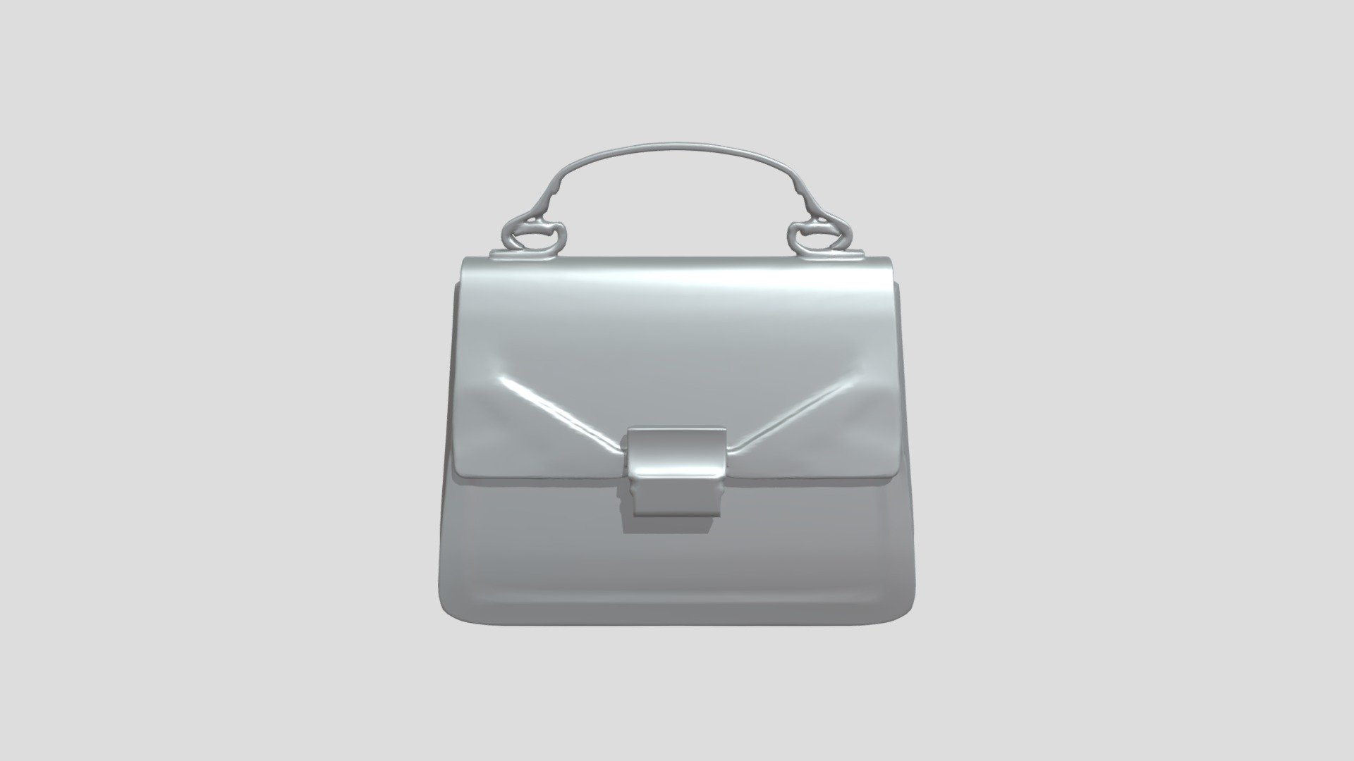 Stylish handbag with snakeskin pattern - 3D model by eric.baudieu ...