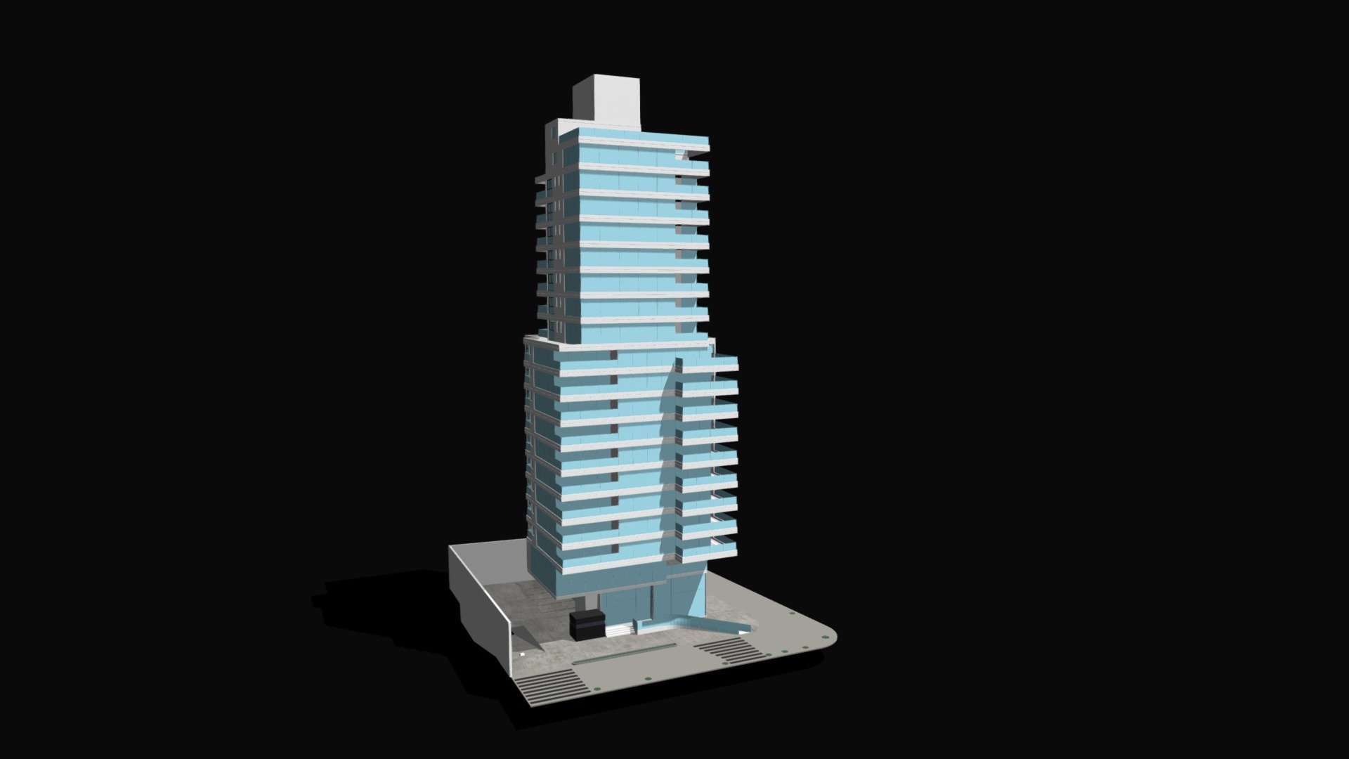 Edificio Z - 3D model by Real Render (@realrendertaller) [be8ae8b ...