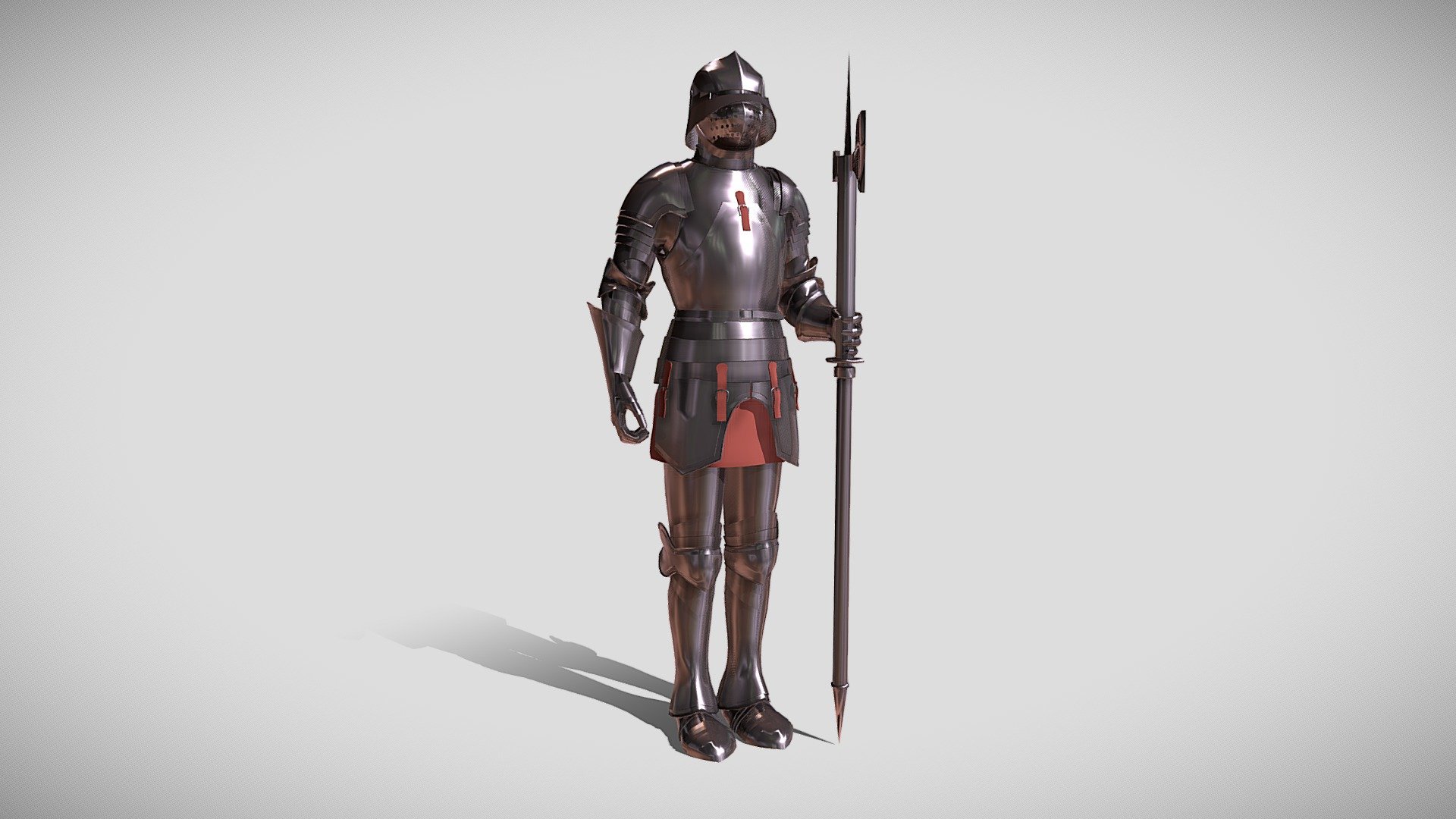 Knight Armour - Buy Royalty Free 3D model by HappyAssets [be8d83e ...