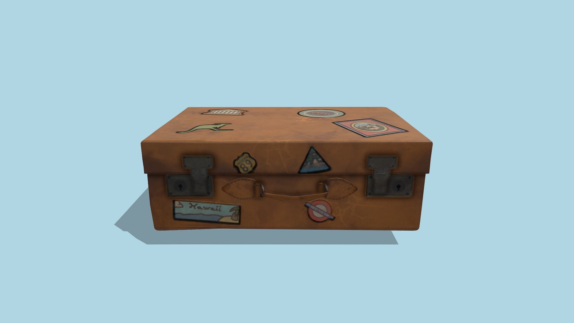 suitcase animation - 3D model by lukavonr [be8de59] - Sketchfab