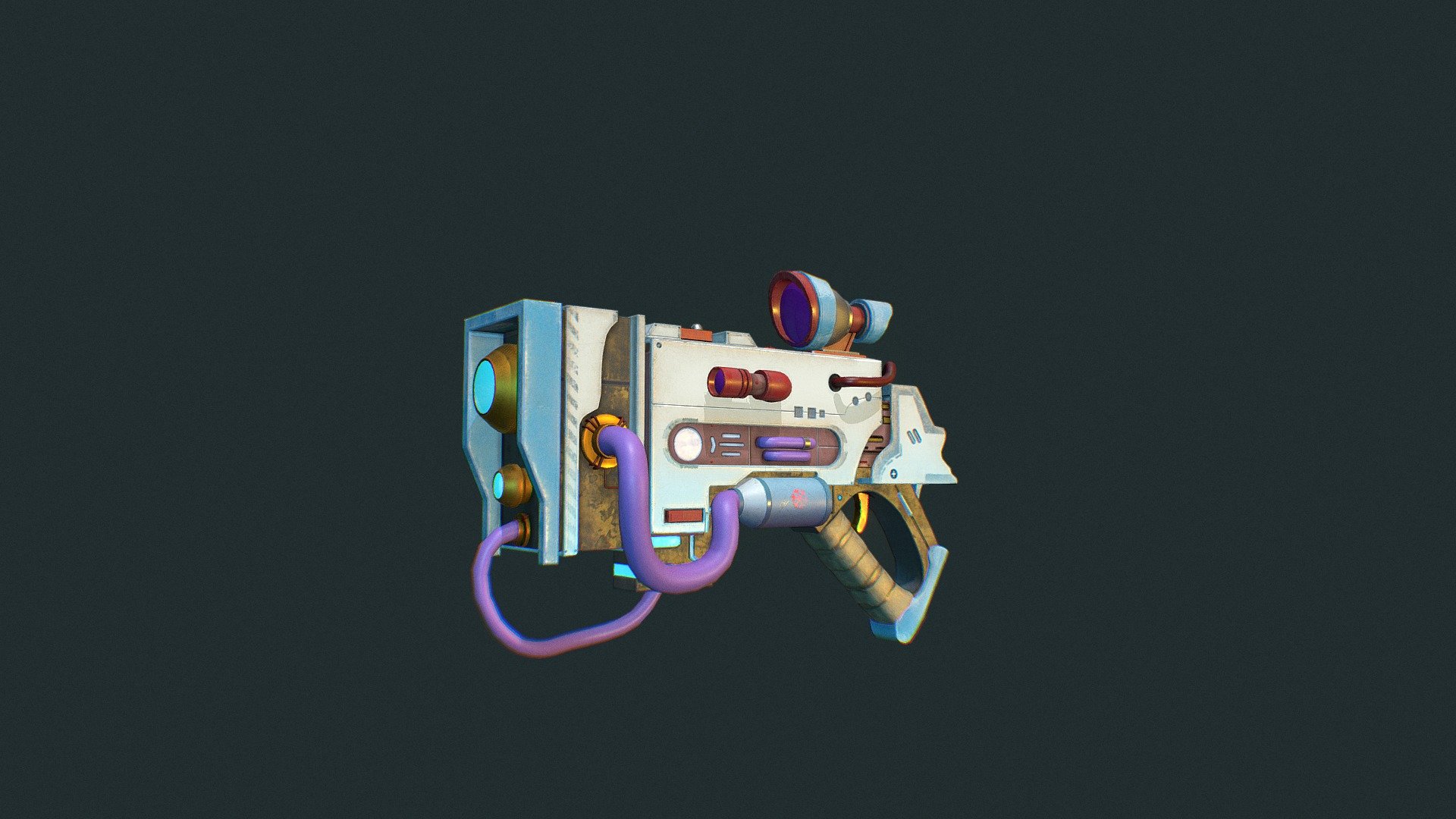 ice Gun - 3D model by minFam [be8df76] - Sketchfab