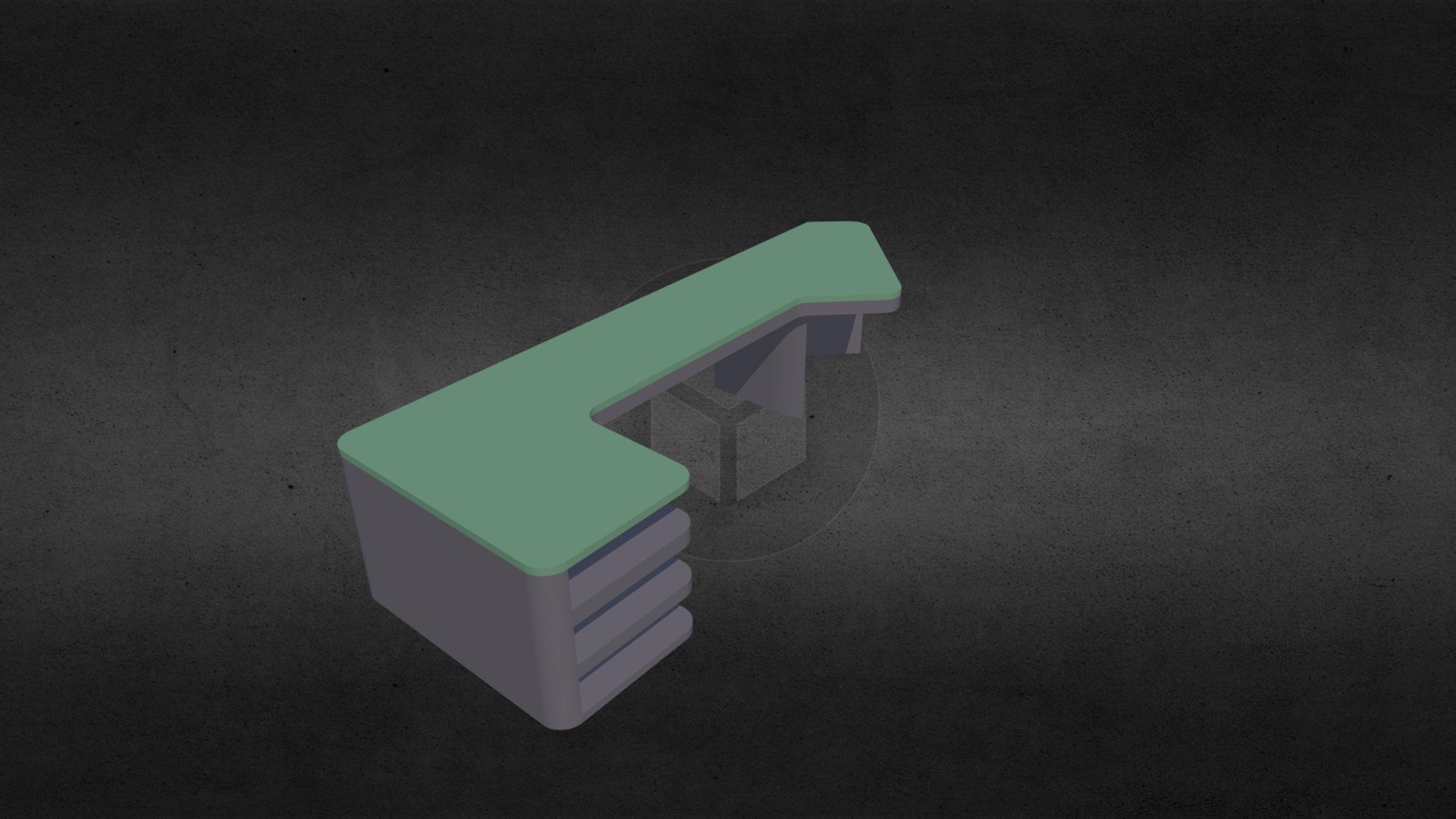 Gaming Desk - 3D model by Micah Sturtevant (@micahs) [be90447] - Sketchfab