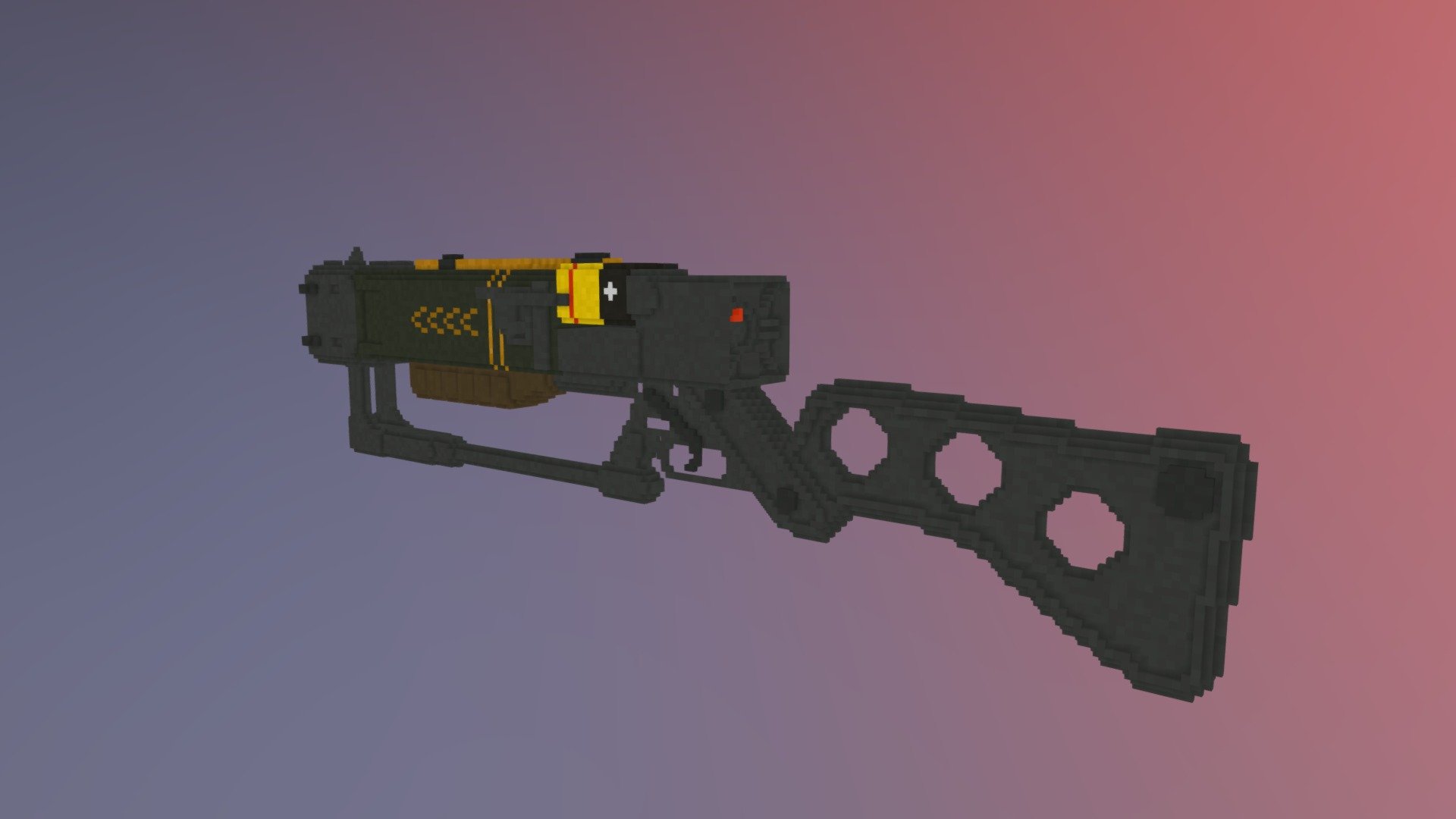 Laser Rifle - 3D model by RainMiller [be9107c] - Sketchfab
