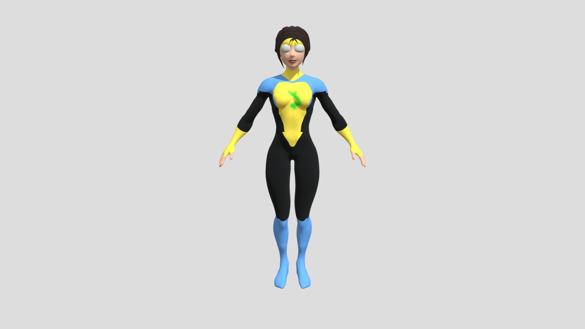 Invincible - Woman (Textured) - 3D model by guuga.a [be91a4a] - Sketchfab