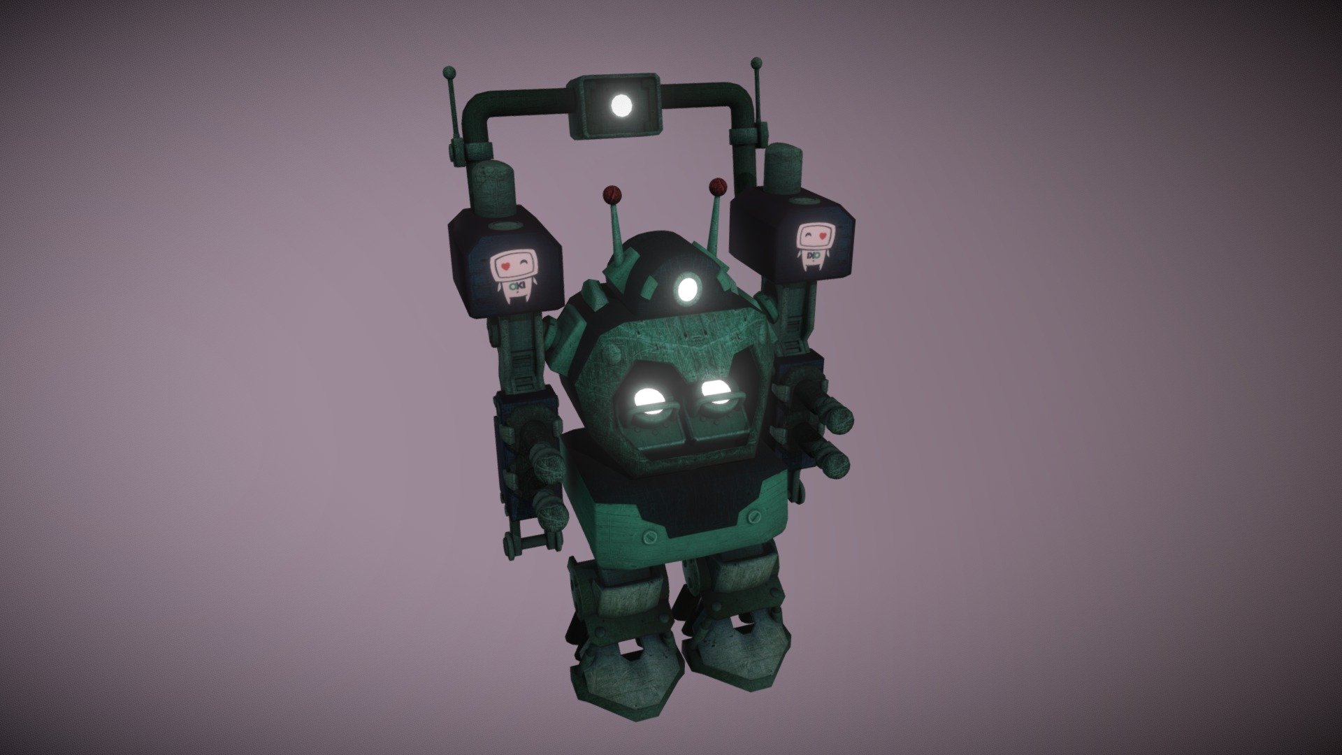 Big Robot - 3D model by Jorge Restrepo (@jarestrepogu) [be93500 ...