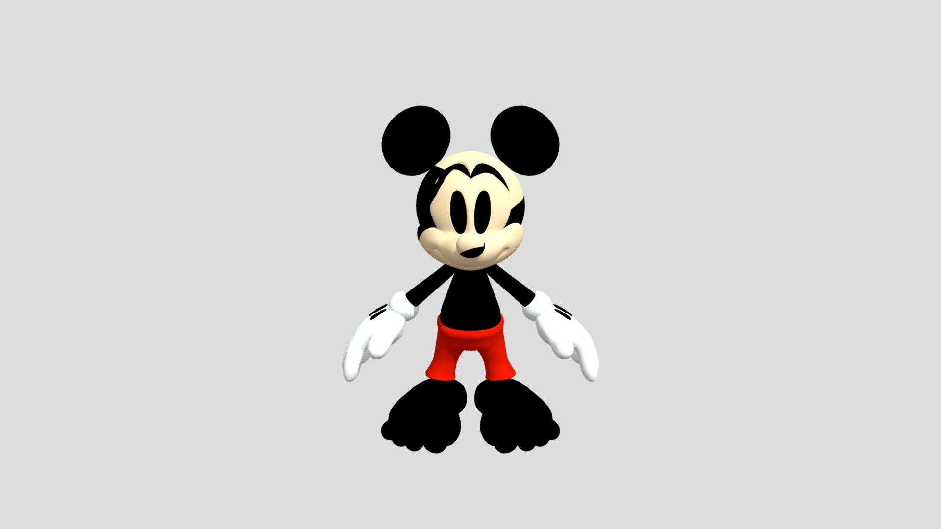 Mickey Mouse Barefooted (Swimsuit) - 3D model by LiamDexter1998 ...