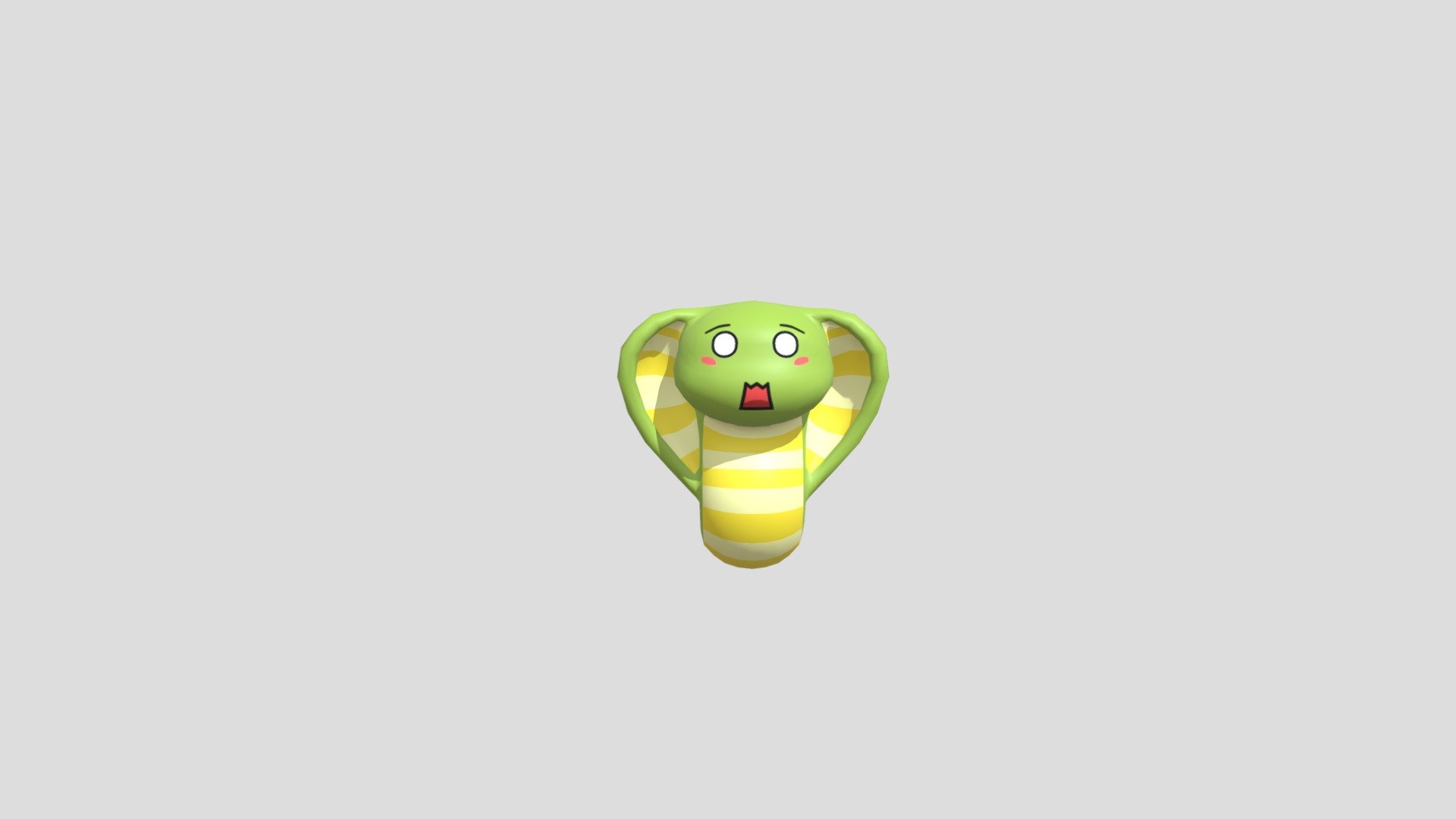 Cute low-poly cobra - 3D model by Karin (@KarinLunga) [be94341] - Sketchfab