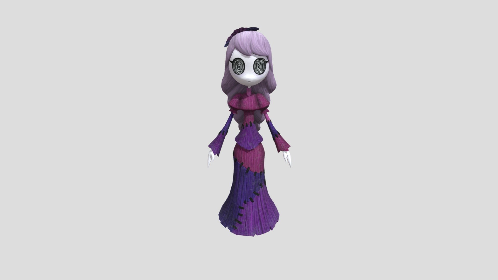 ghost girl character - 3D model by spark57 [be96dfe] - Sketchfab