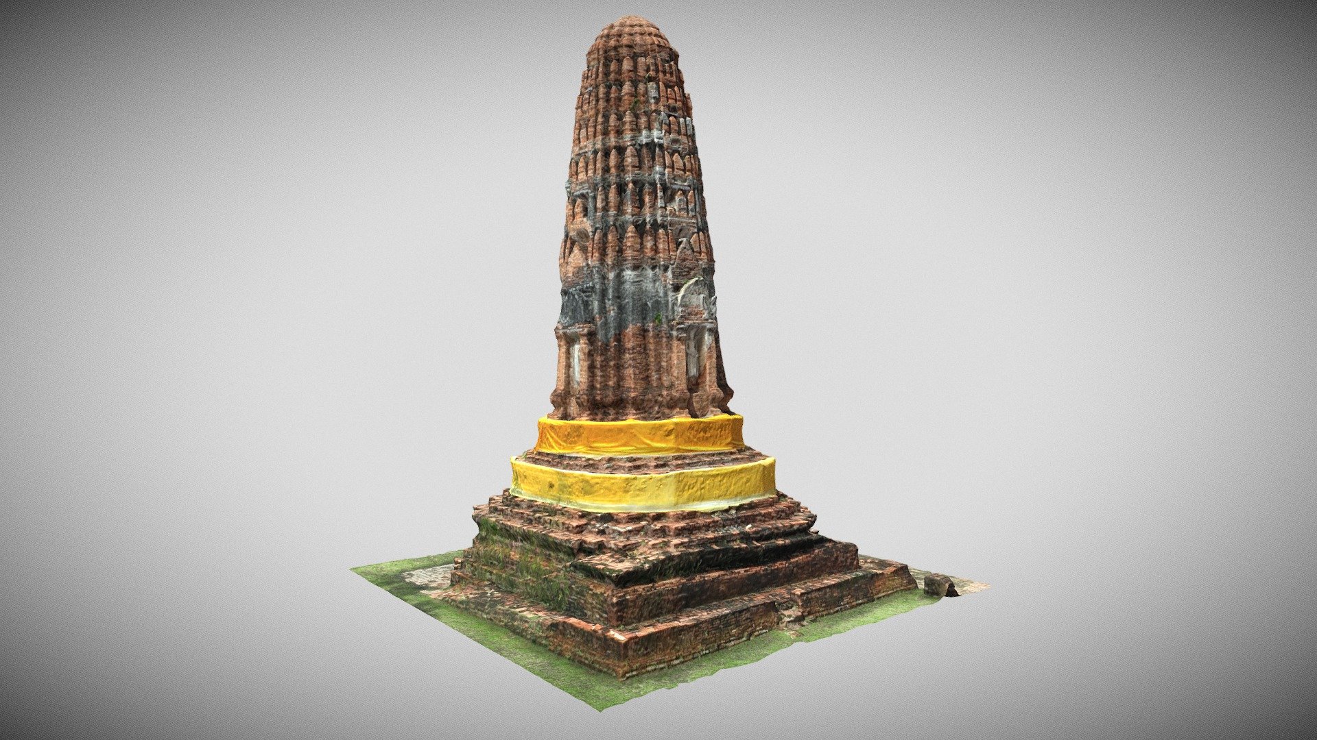 Wat Prank luang (พระปรางค์ วัดปรางค์หลวง) - 3D model by Nonthaburi 3D Model (@nonthaburi.3d ...
