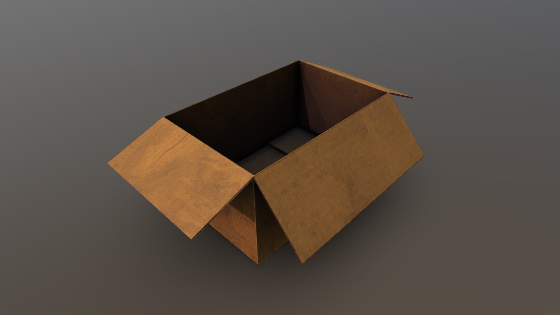 Cardboard Box - 3D model by bishie (@bishieart) [be9cbf8] - Sketchfab