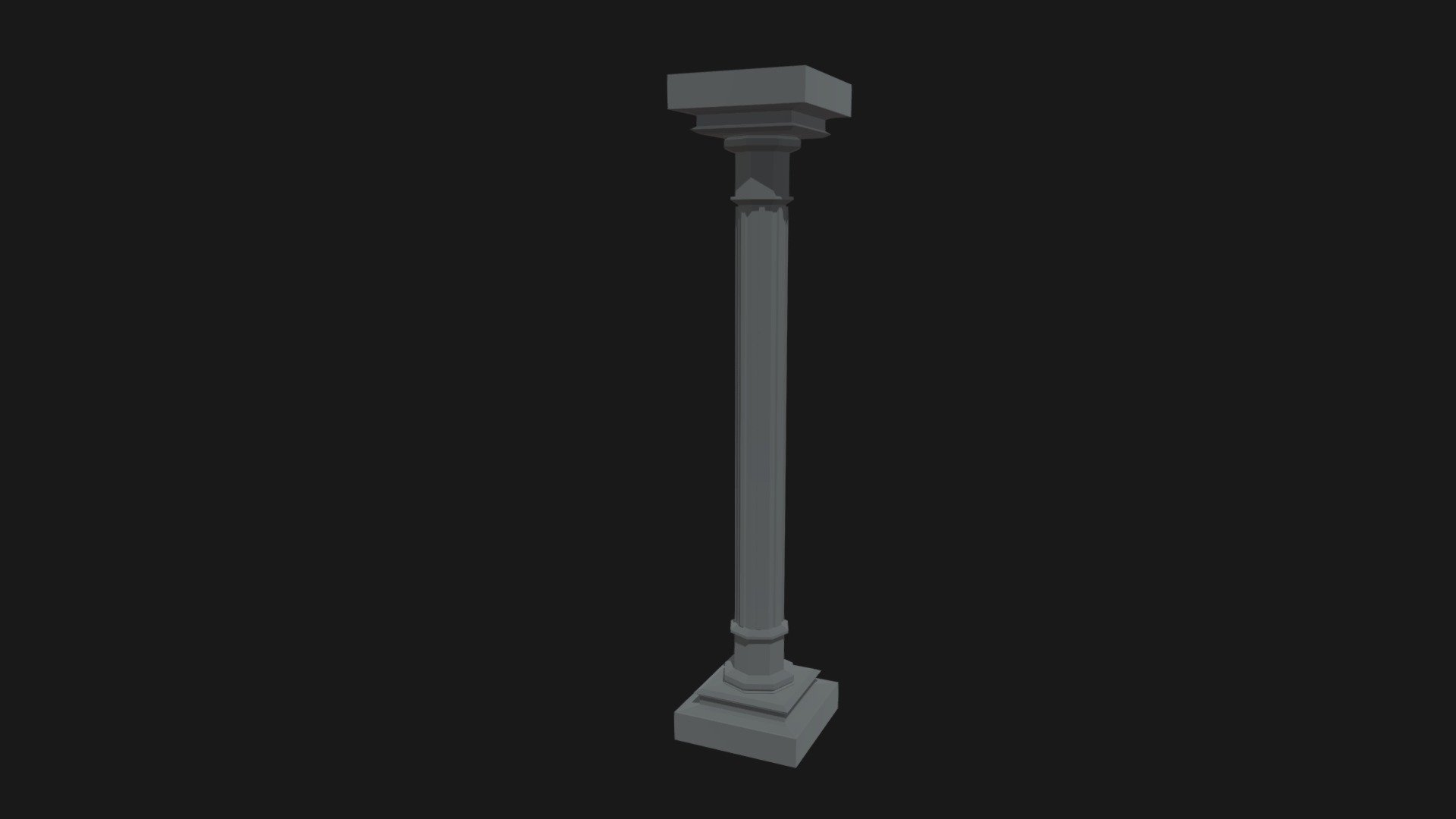 [Free] Low poly pillar - Download Free 3D model by No Name (@Idk_Noname ...