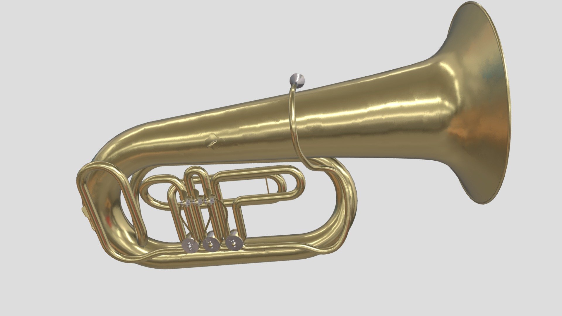 Saxhorn - Buy Royalty Free 3D model by 3dlowpoly [be9f0c6] - Sketchfab ...