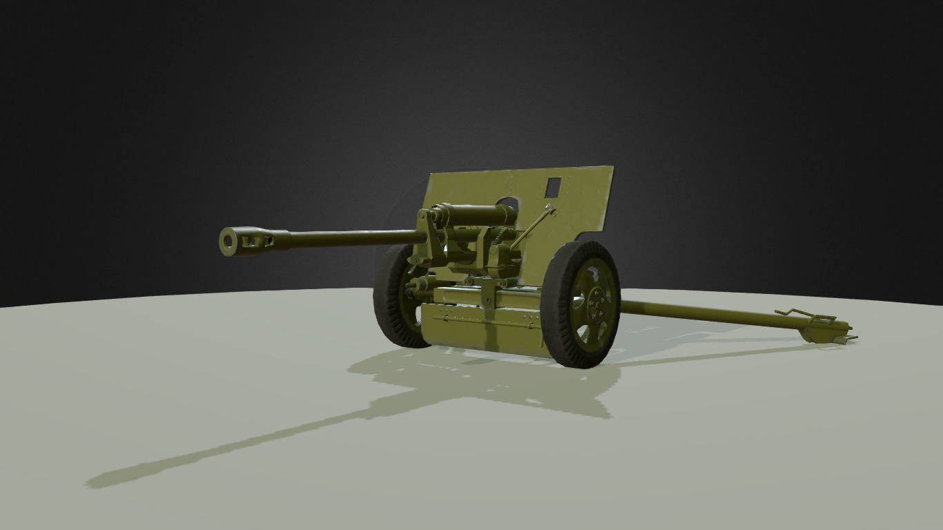 ZIS 3 - 3D model by Aziucg [be9f36f] - Sketchfab