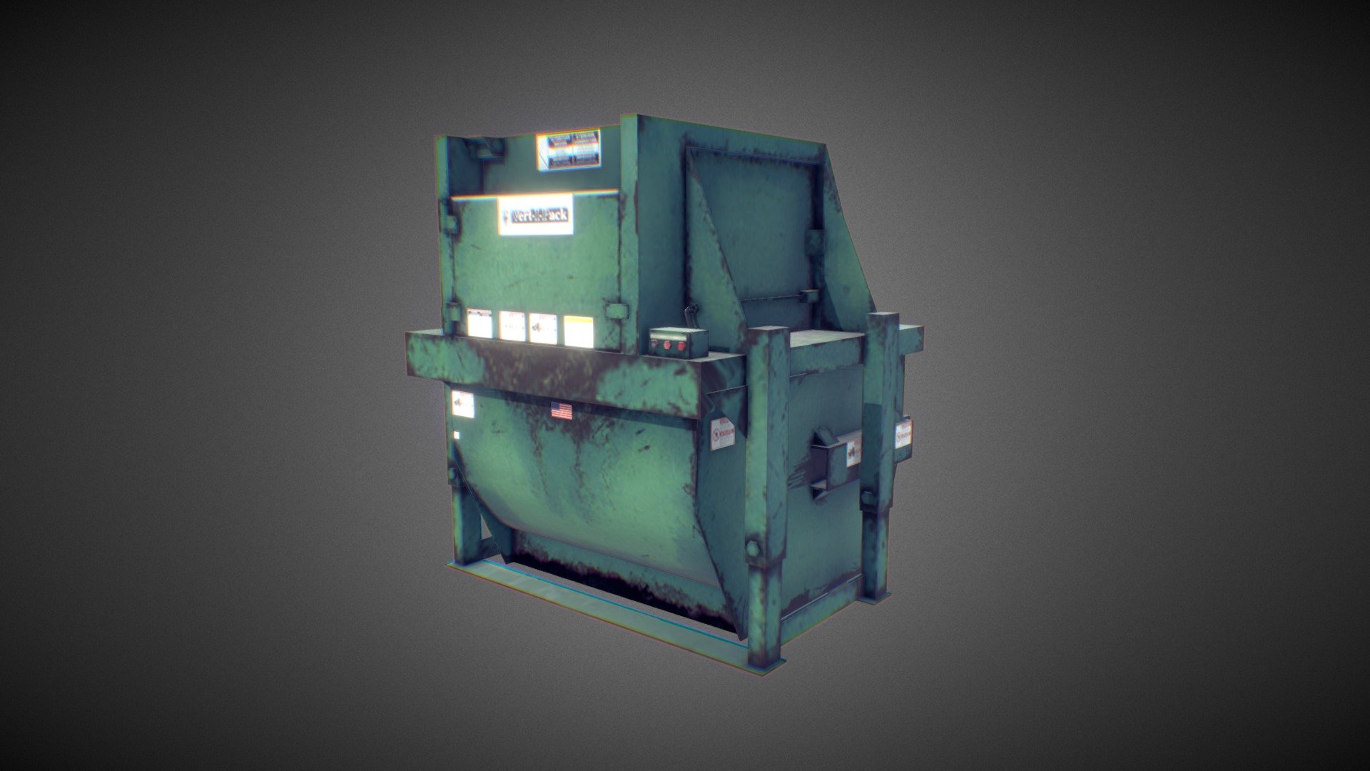 Trash Compactor - 3D model by dbldowndunn [be9fb30] - Sketchfab