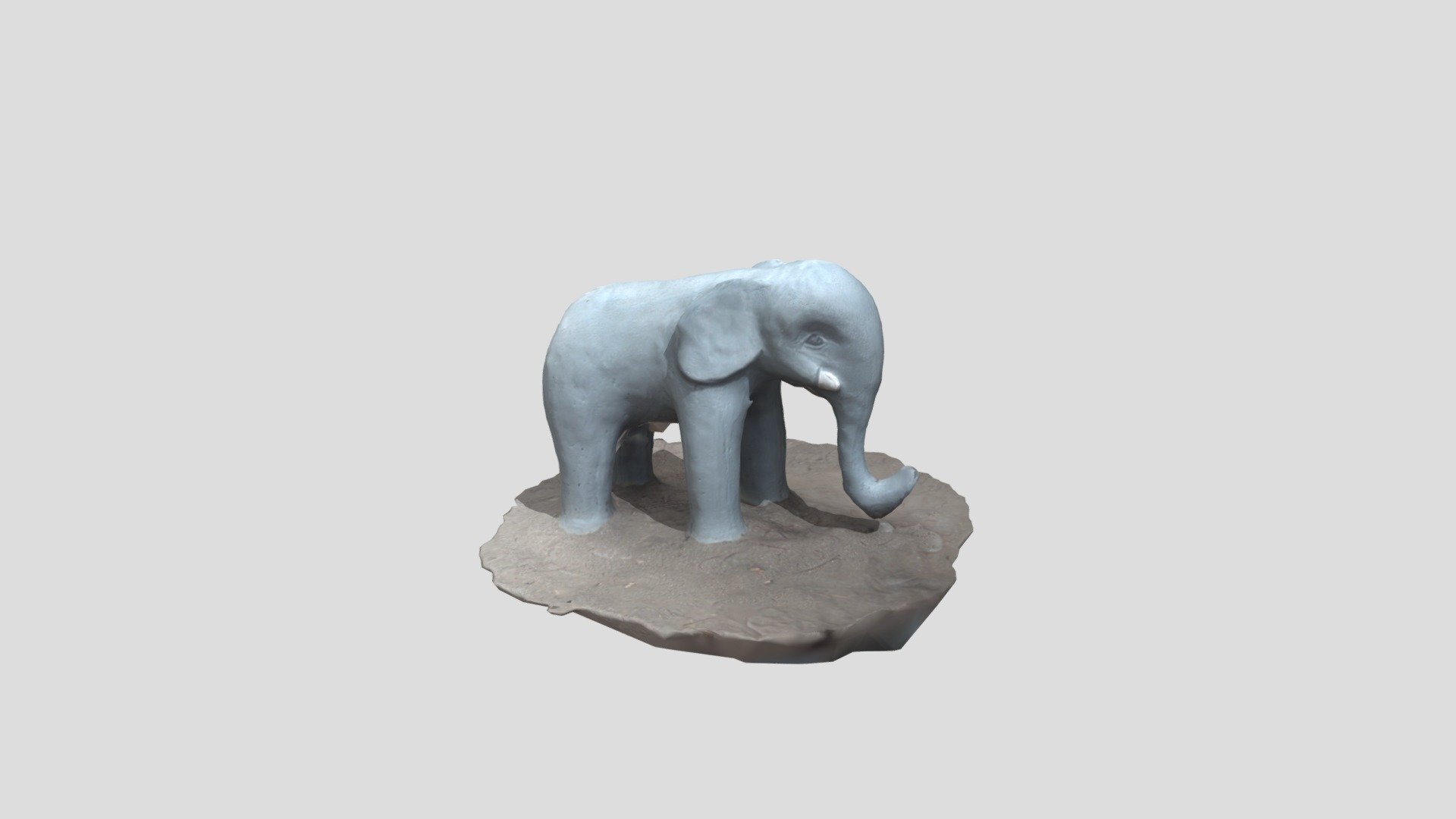 an elephant - 3D model by roadexplorer [bea09a8] - Sketchfab