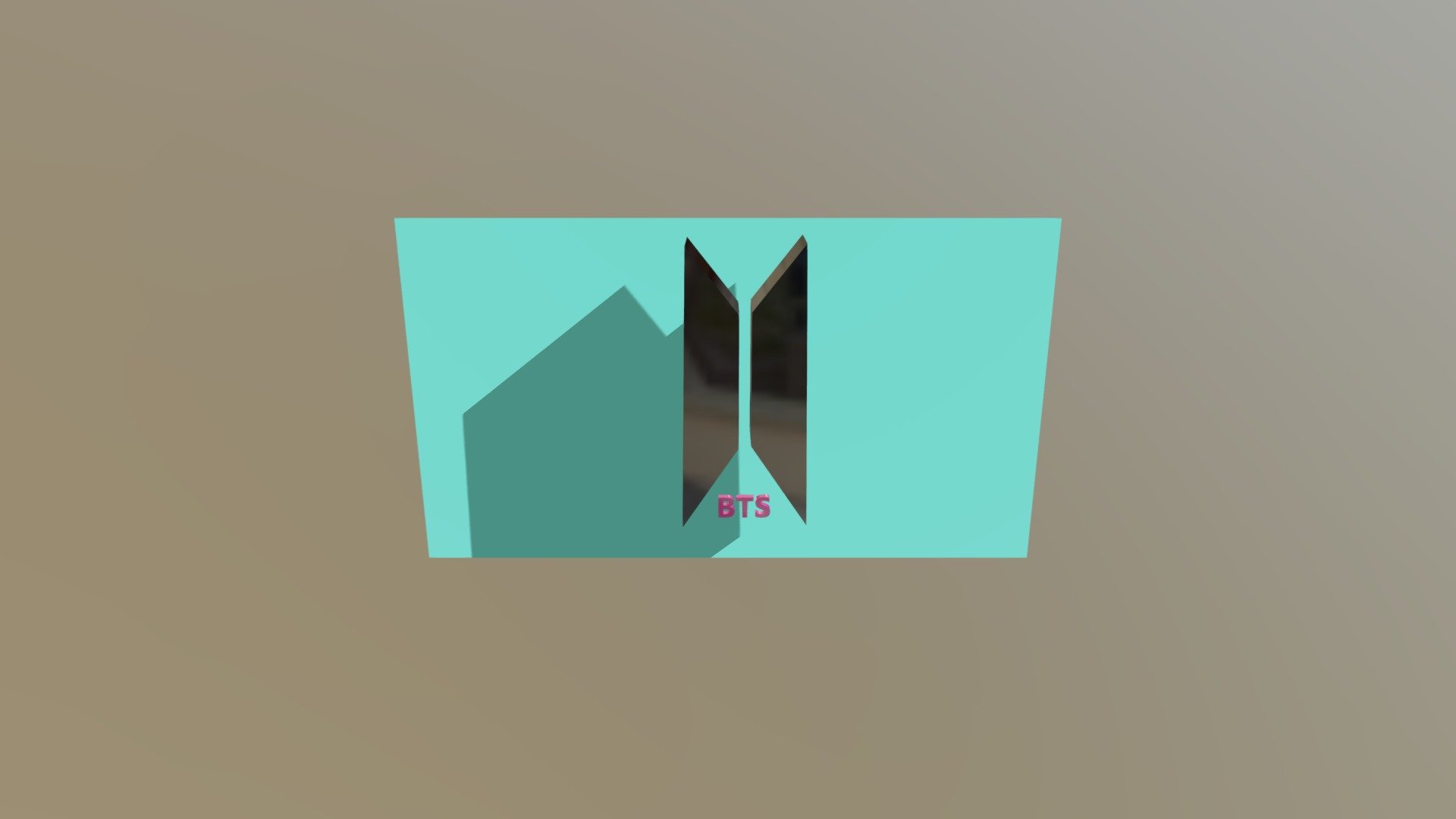 BTS LOGO WITH MUSIC - 3D model by kiritokun12320 [bea0d10] - Sketchfab