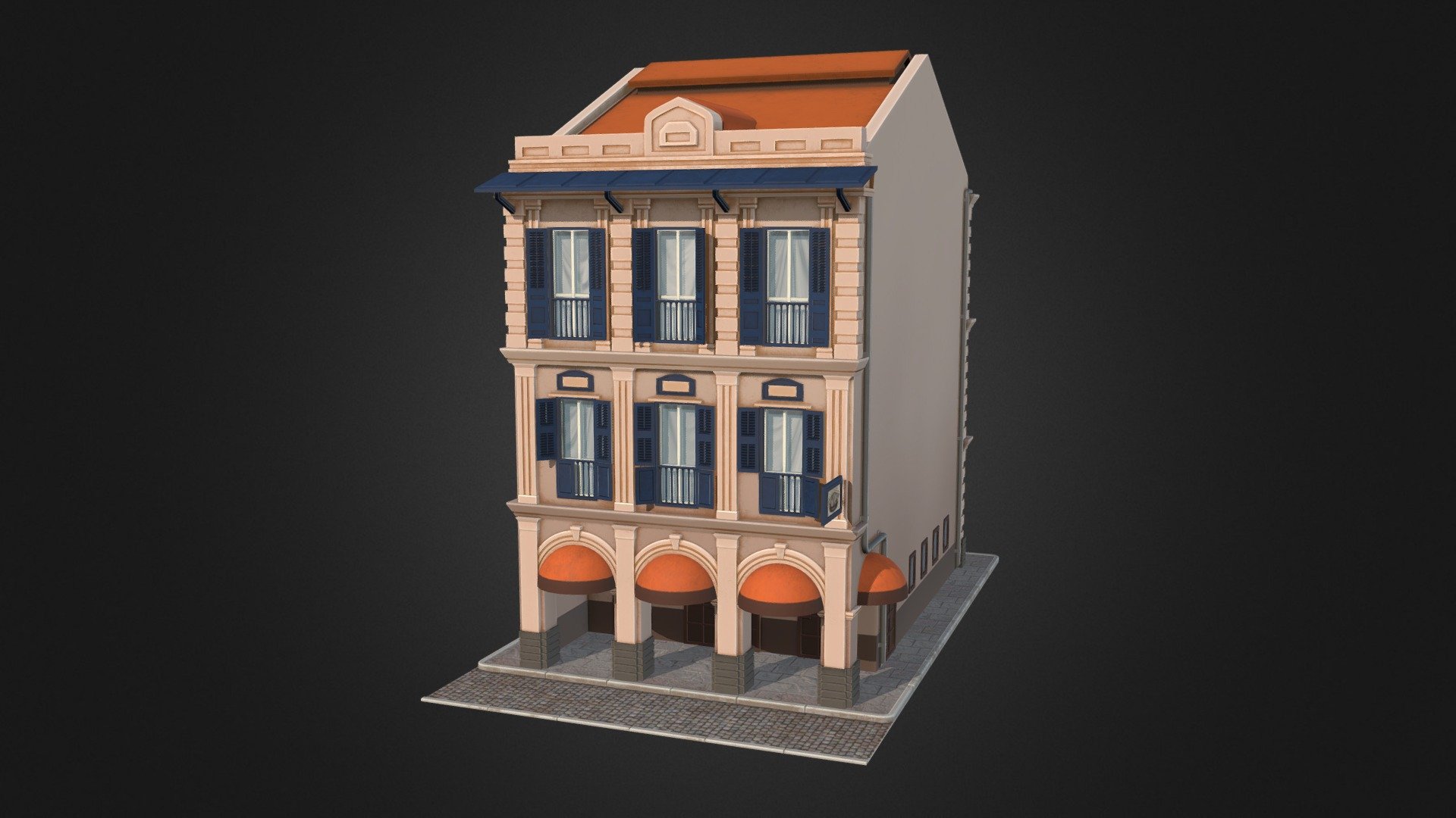 Old Building - 3D model by balthazavr (@moreover) [bea139e] - Sketchfab