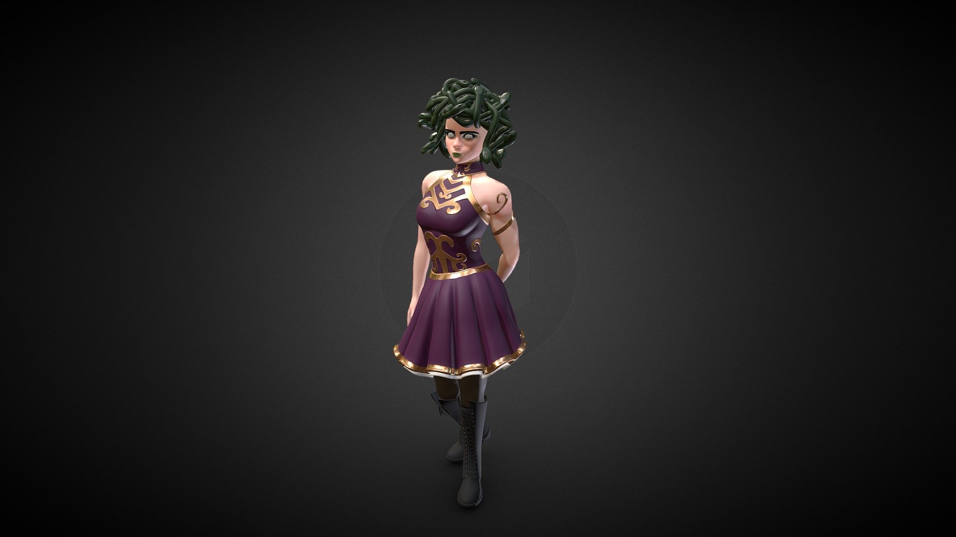 Medusa - 3D model by Stefi (@Stefi3D) [bea4012] - Sketchfab
