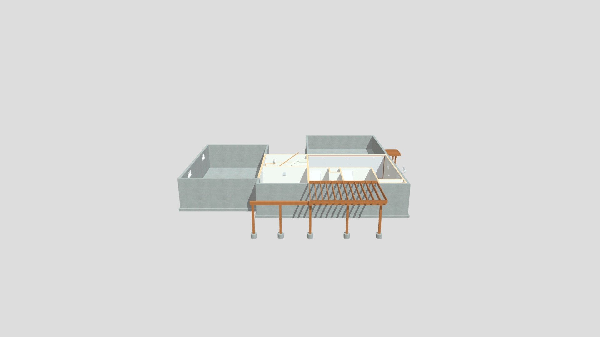 Basement 3D - 3D model by c.lyons [bea54af] - Sketchfab