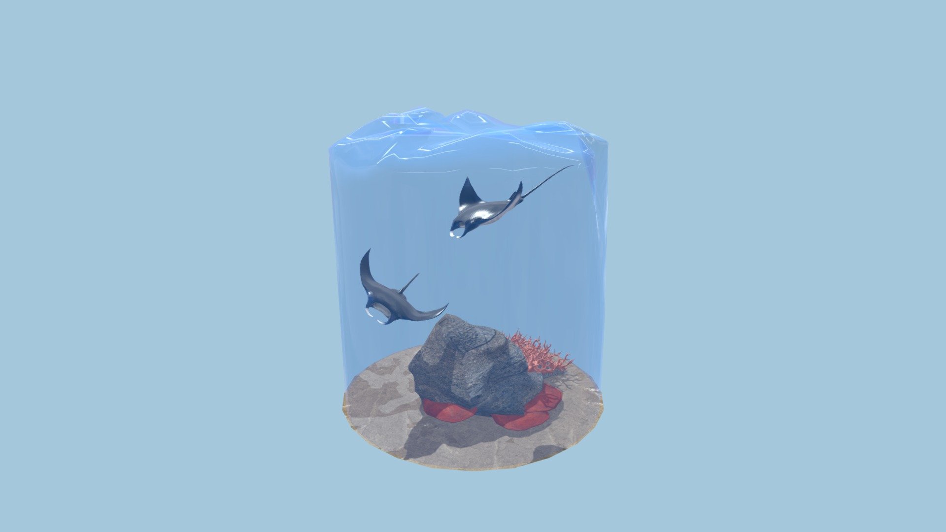 Manta ray - 3D model by ShayMMay [bea592d] - Sketchfab