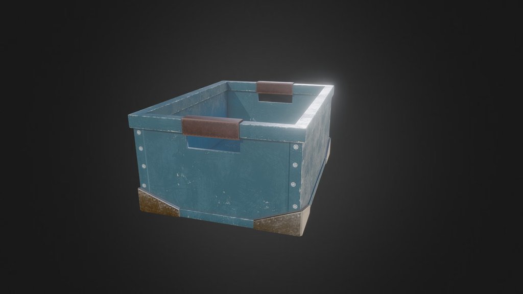 Metal box - 3D model by julien.tonsuso [bea7b63] - Sketchfab