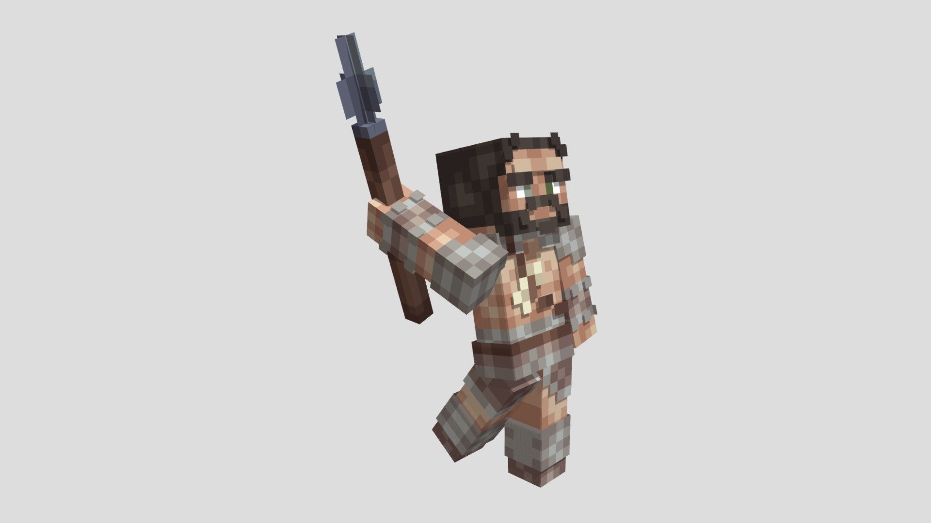 Caveman 2 | Minecraft model - 3D model by OleksaYankovski [bea7fea ...
